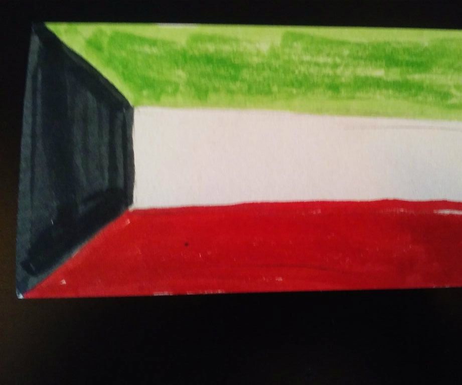 DIY Flag Art: Kuwait - Instructables