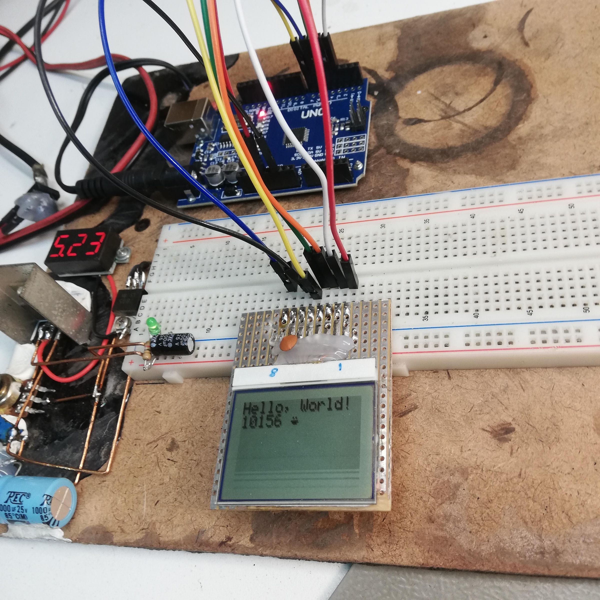 Salvaging a NOKIA 3310 LCD and Using It With Arduino : 6 Steps ...