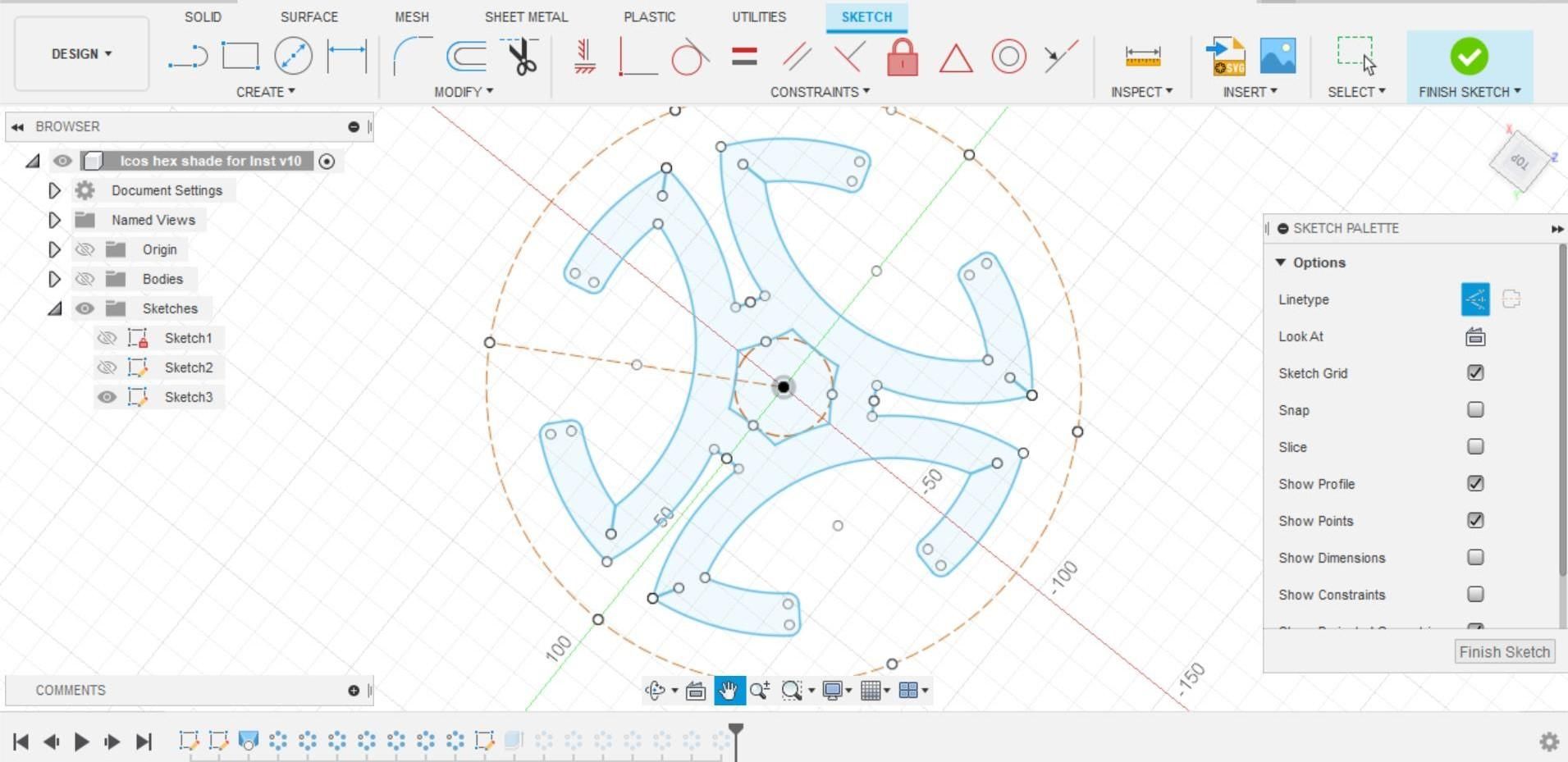 Interlocking Icosahedron Light Shade : 9 Steps (with Pictures ...