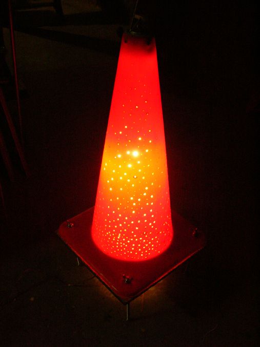 Traffic Cone Lamp : 7 Steps (with Pictures) - Instructables