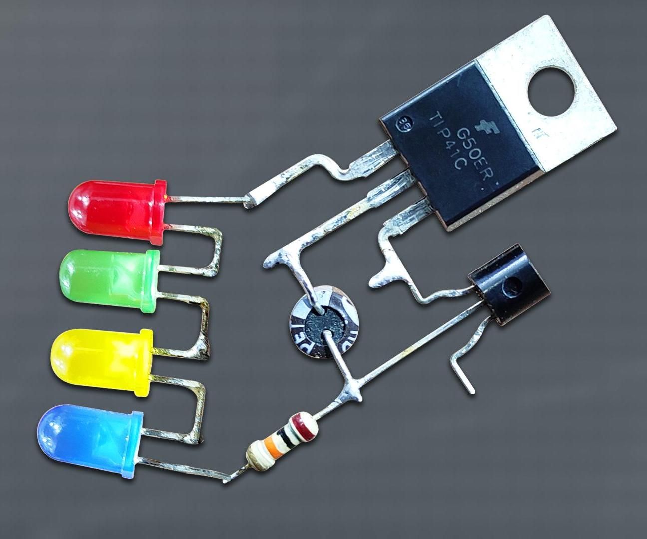 How to Make Simple 12v LED Flasher Circuit || JLCPCB : 6 Steps ...