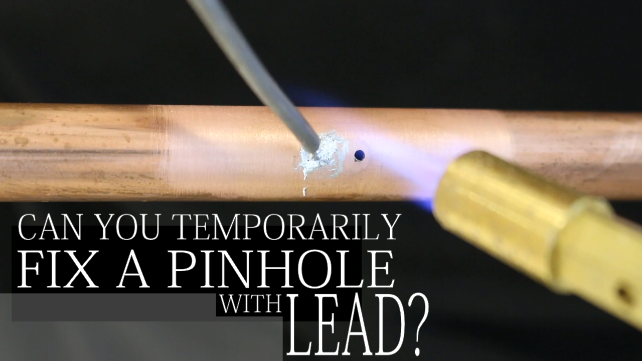 How to Fix a Pinhole With Plumbing Solder : 3 Steps - Instructables