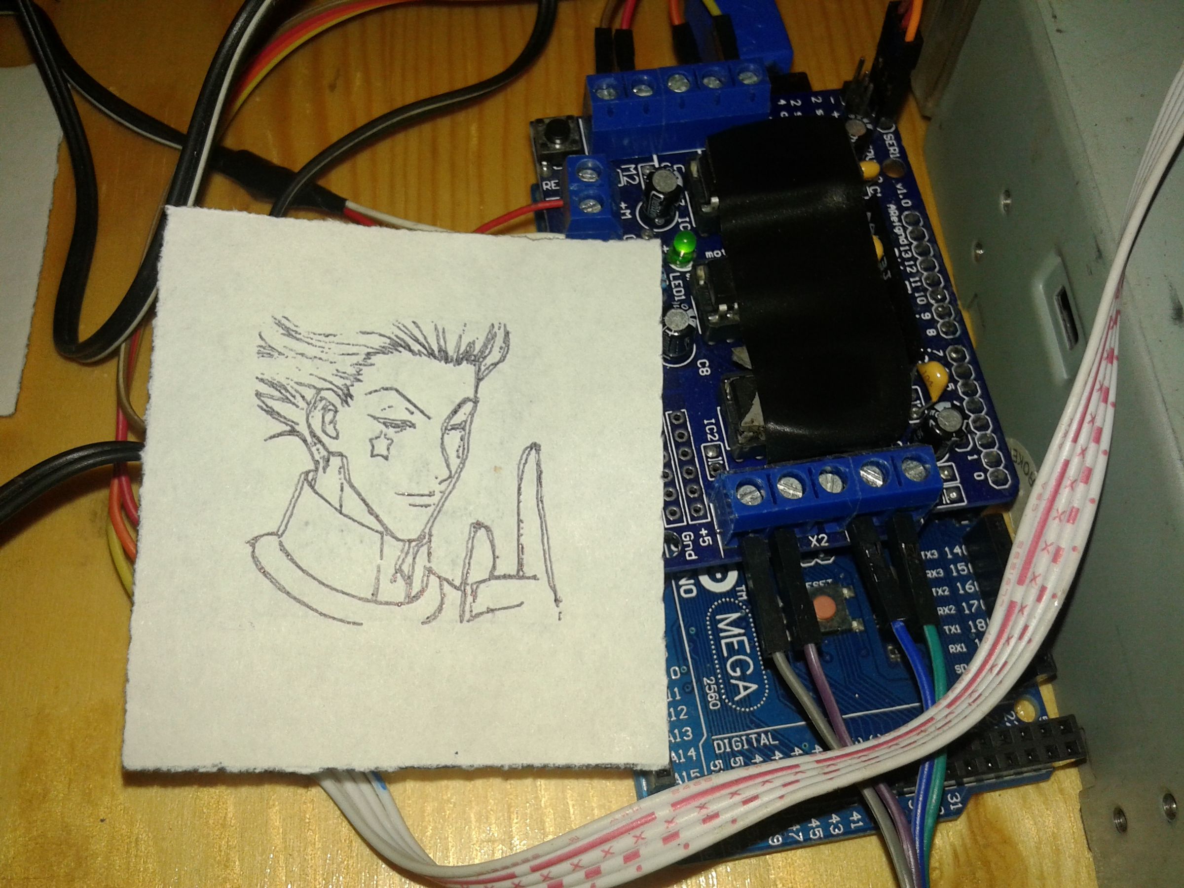 Mini CNC Machine Arduino Based & Adafruit Driver Motor L293D V1 & 2 ...