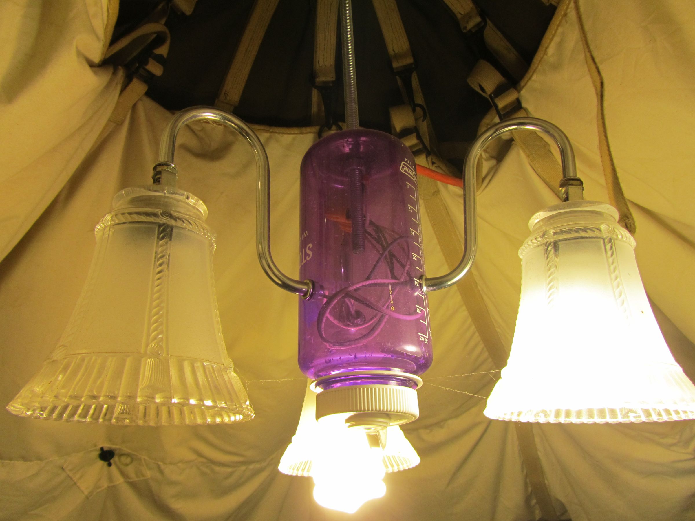 Nalgene Chandelier - Instructables