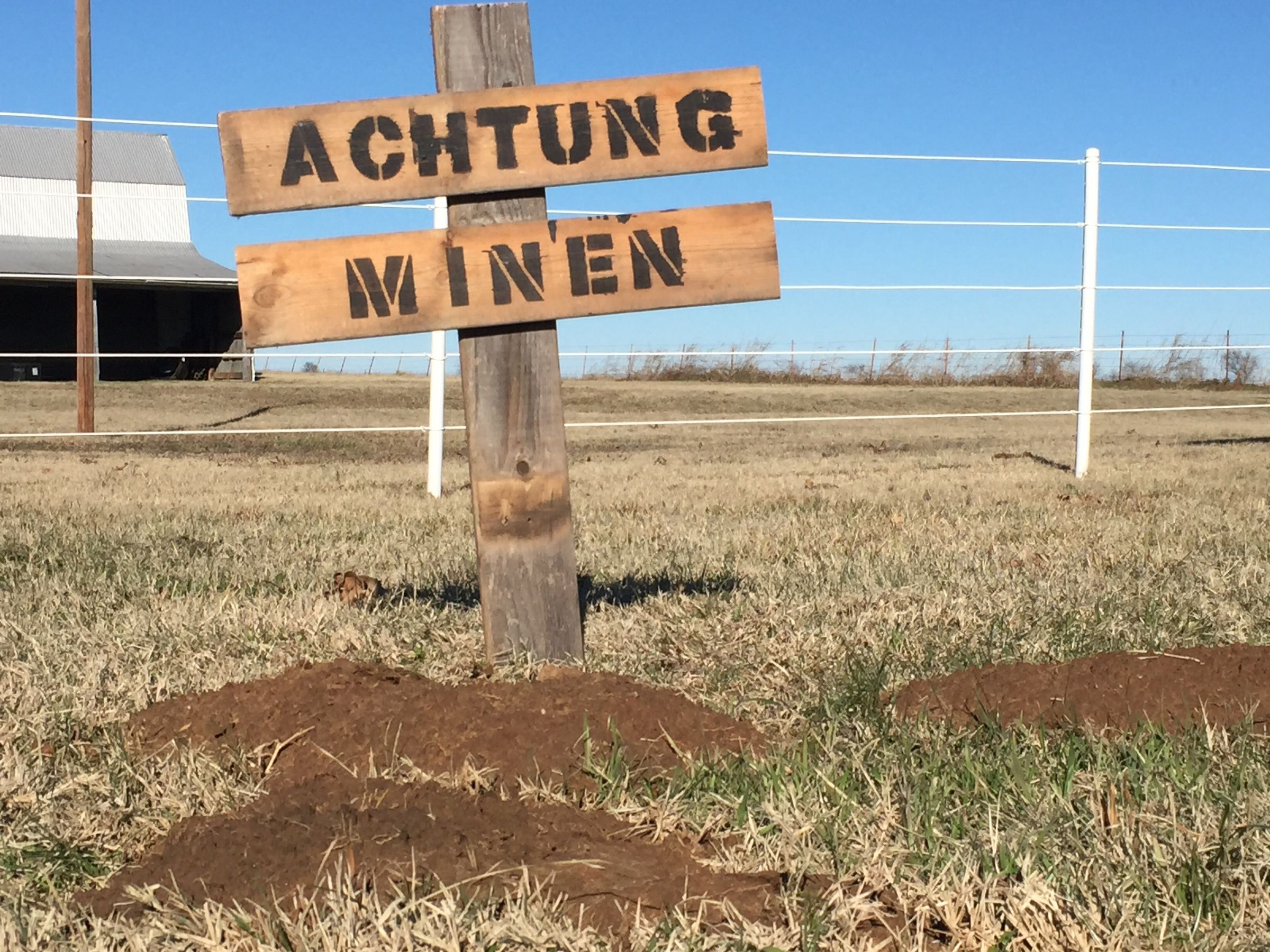 WW2 German Mine Sign : 6 Steps - Instructables