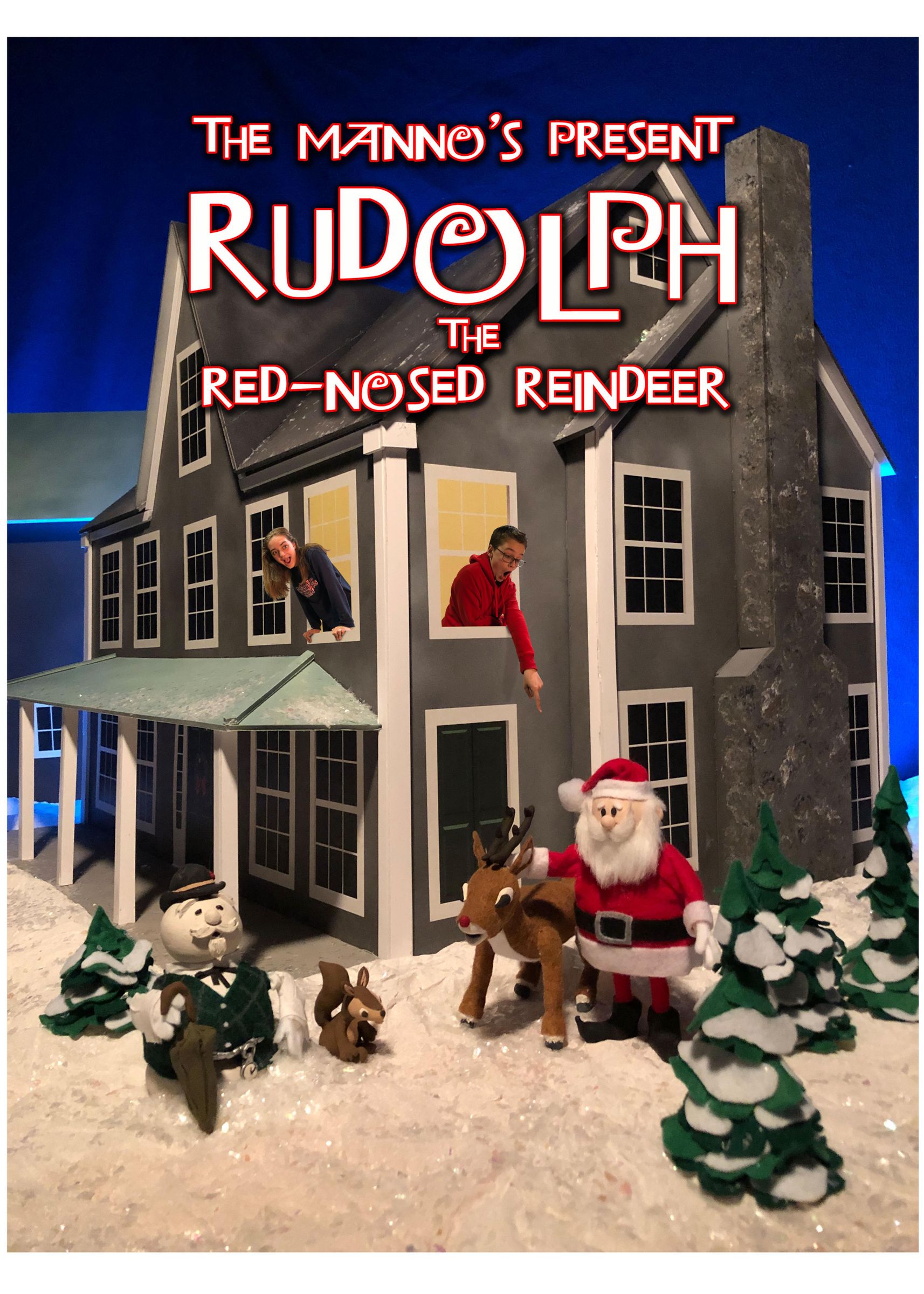 Creating Rudolph the Red Nosed Reindeer Figures for Christmas Card : 18 ...