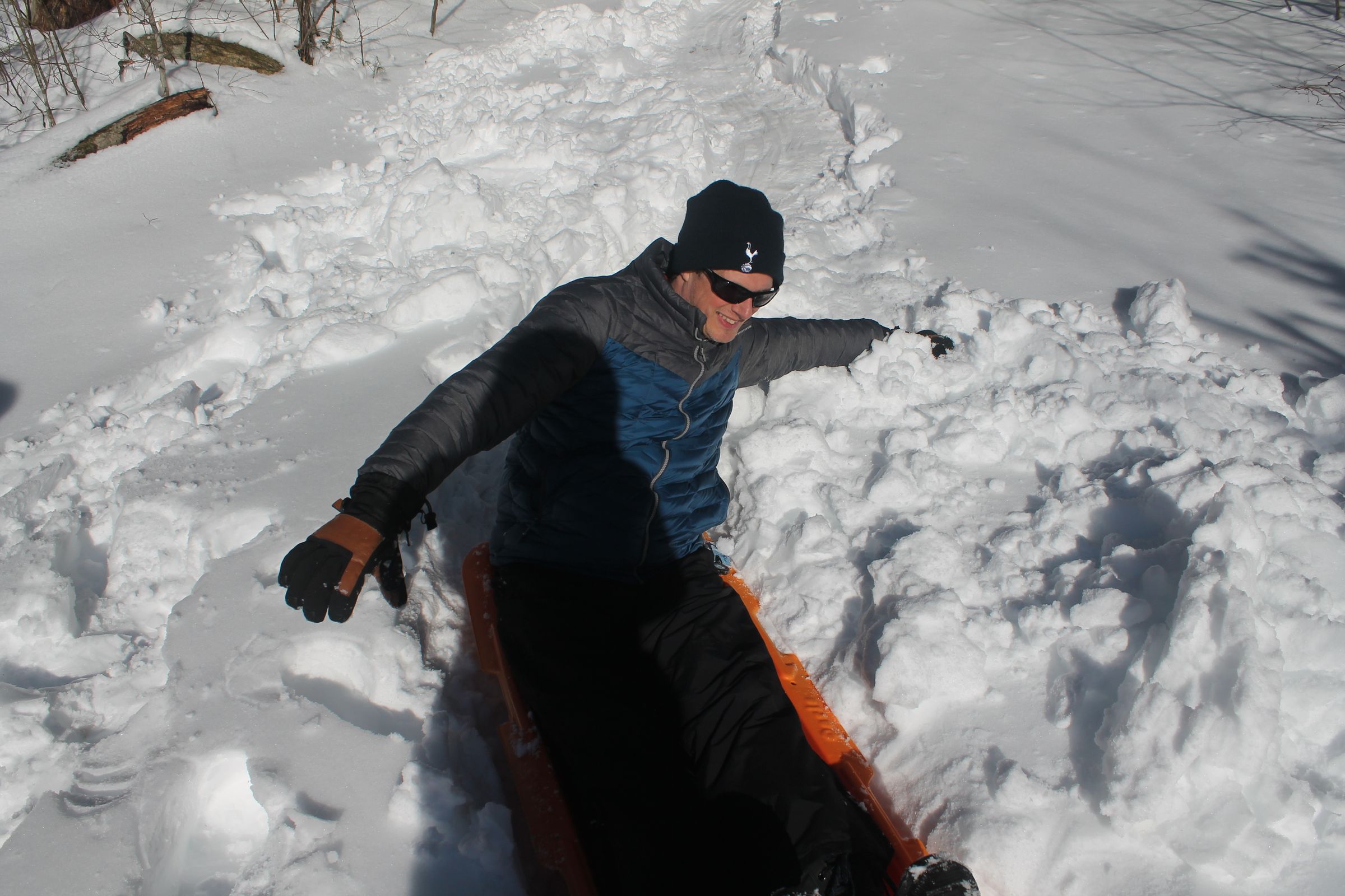 How to Steer a Sled So You Can Fly Down the Hill Like This : 6 Steps ...