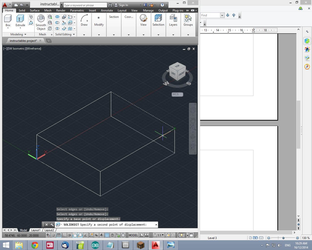 Modeling a 3D Object in AutoCAD 2014 : 10 Steps (with Pictures ...