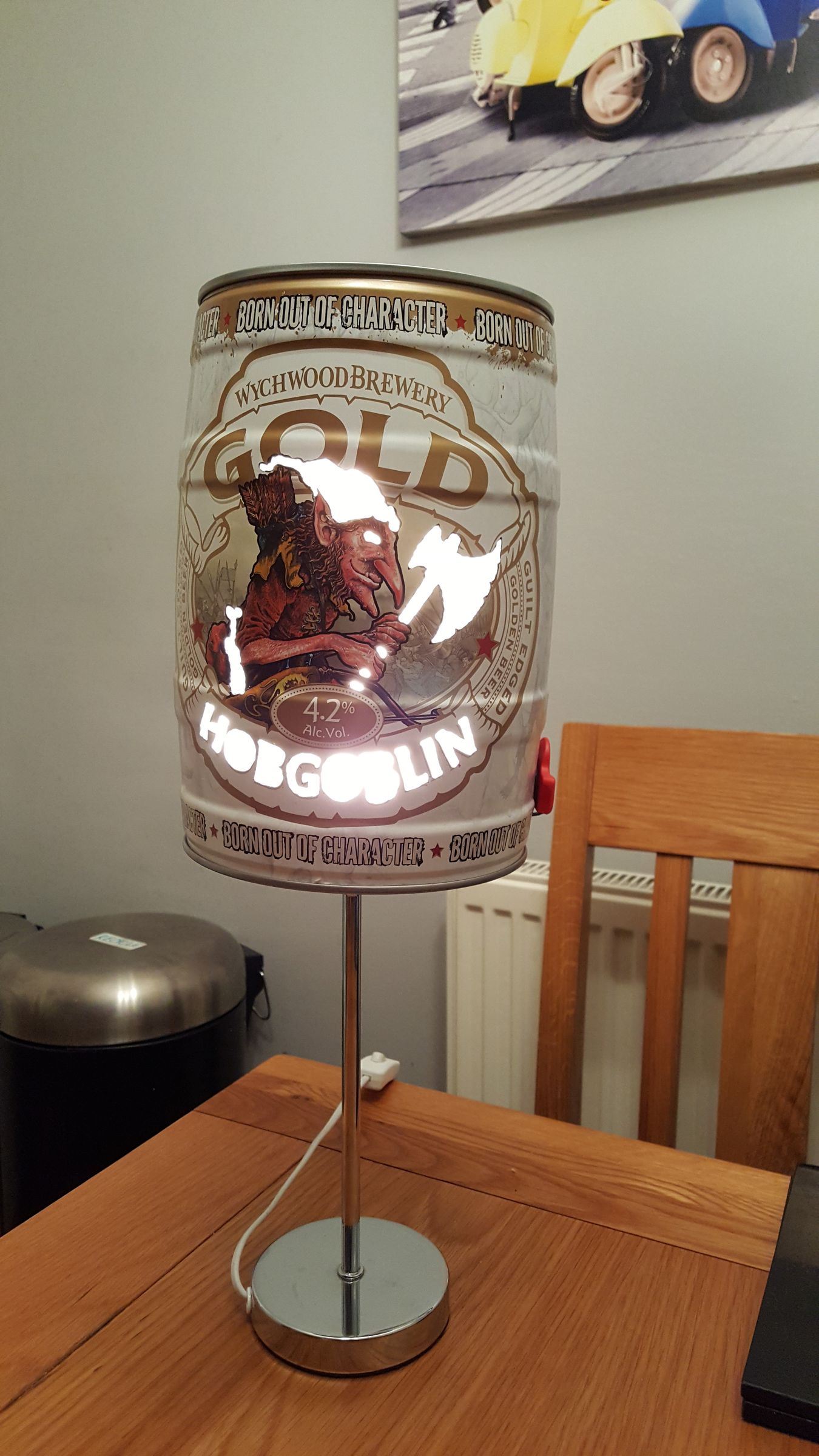 Mini Keg Lamp Shade : 4 Steps (with Pictures) - Instructables