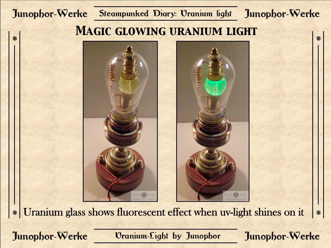 Steampunked Magic Uranium Light : 4 Steps (with Pictures) - Instructables