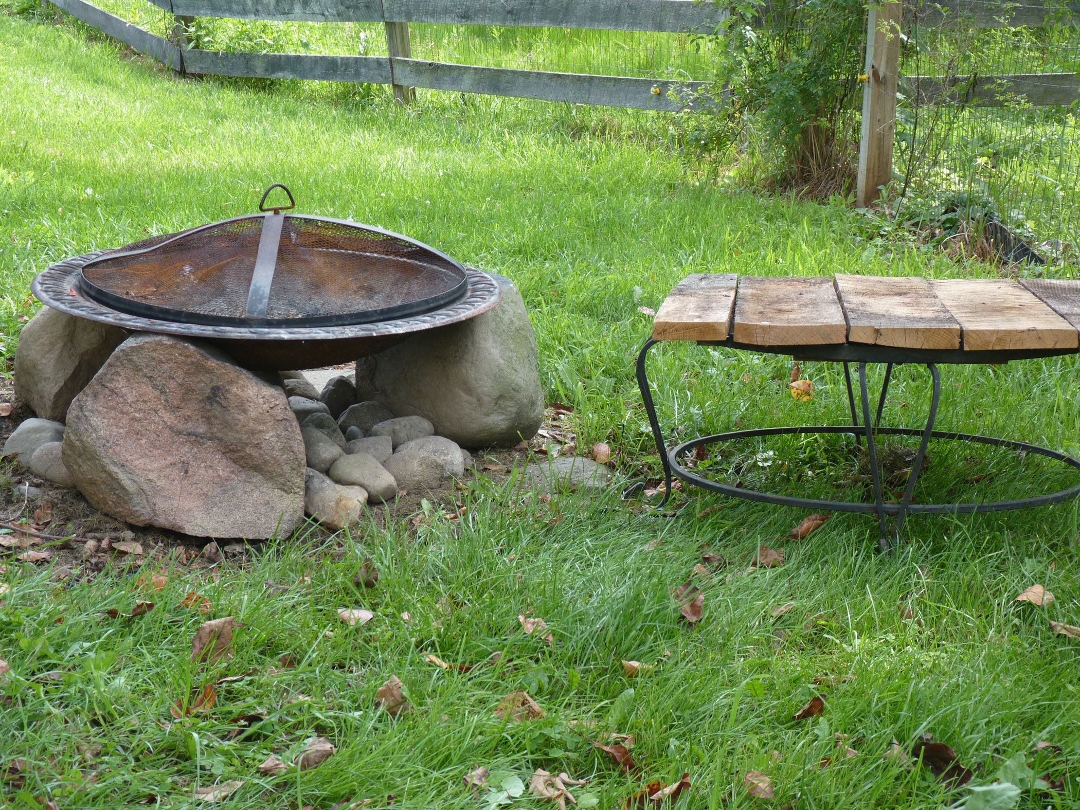 Modify Your Store Bought Iron Fire Pit : 5 Steps (with Pictures ...