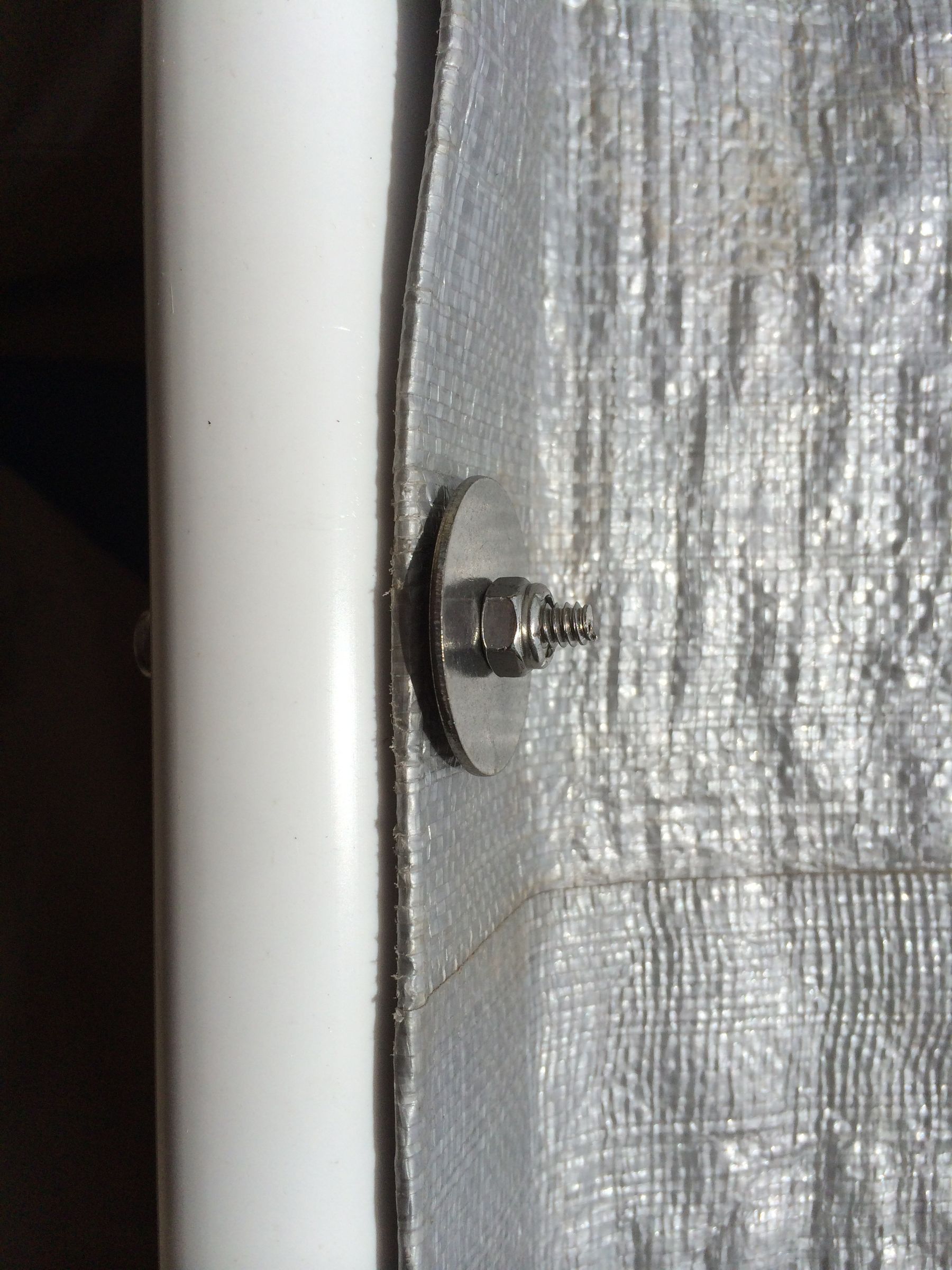 Tarp and PVC Canopy Lean-to Workspace : 12 Steps - Instructables