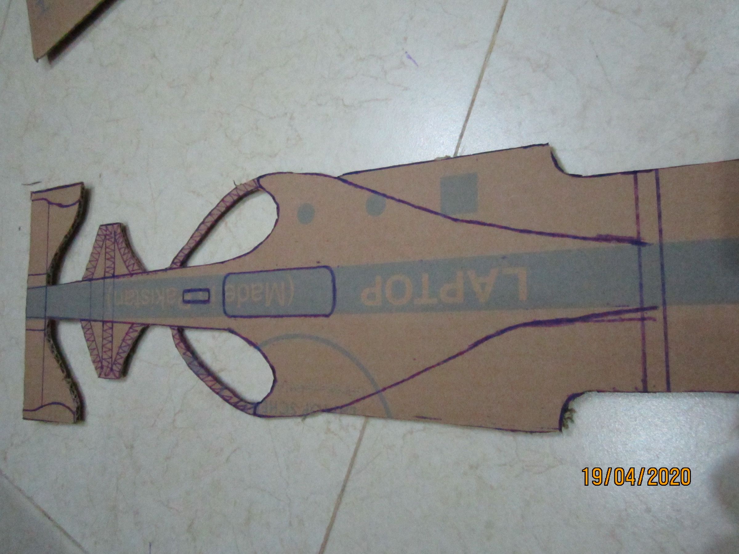 DIY Cardboard Formula 1 Car Model : 4 Steps - Instructables