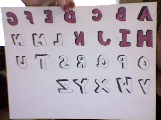 How To Draw 3d Letters Alphabet Step By Step