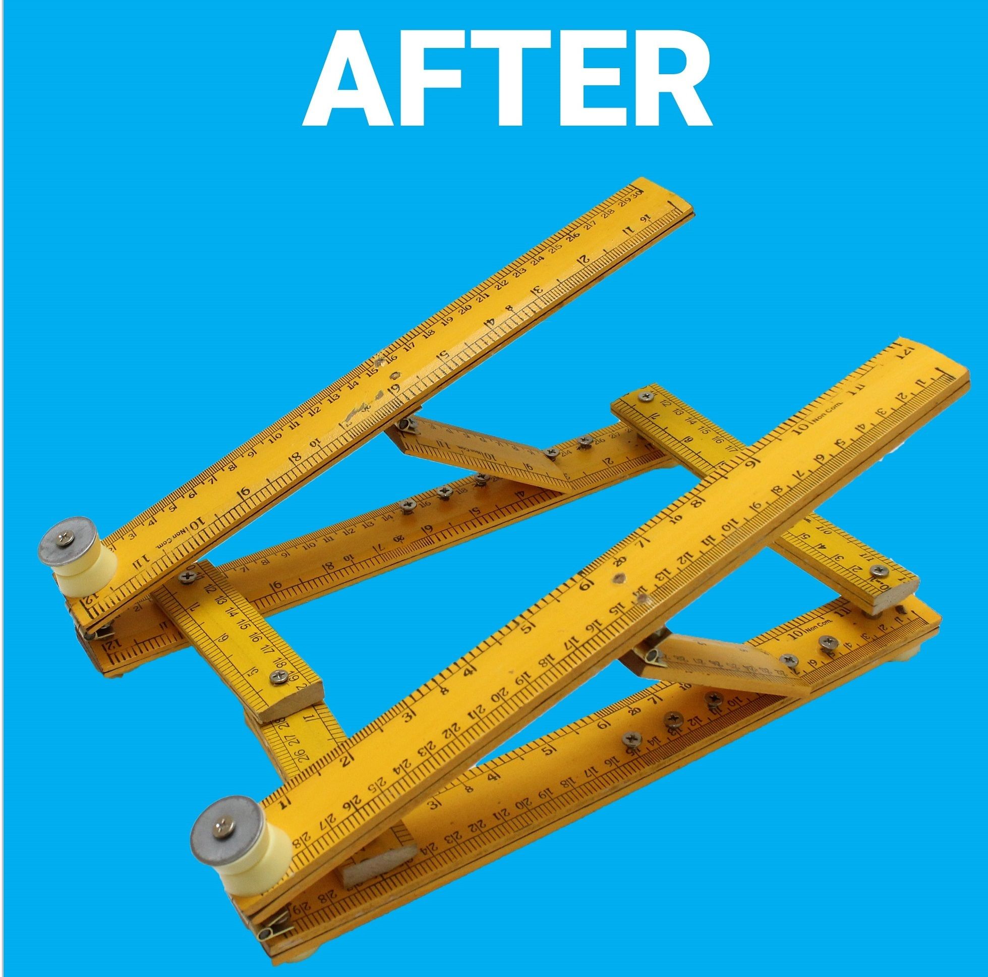 Foldable Laptop Stand - Using Wooden Rulers : 3 Steps (with Pictures ...