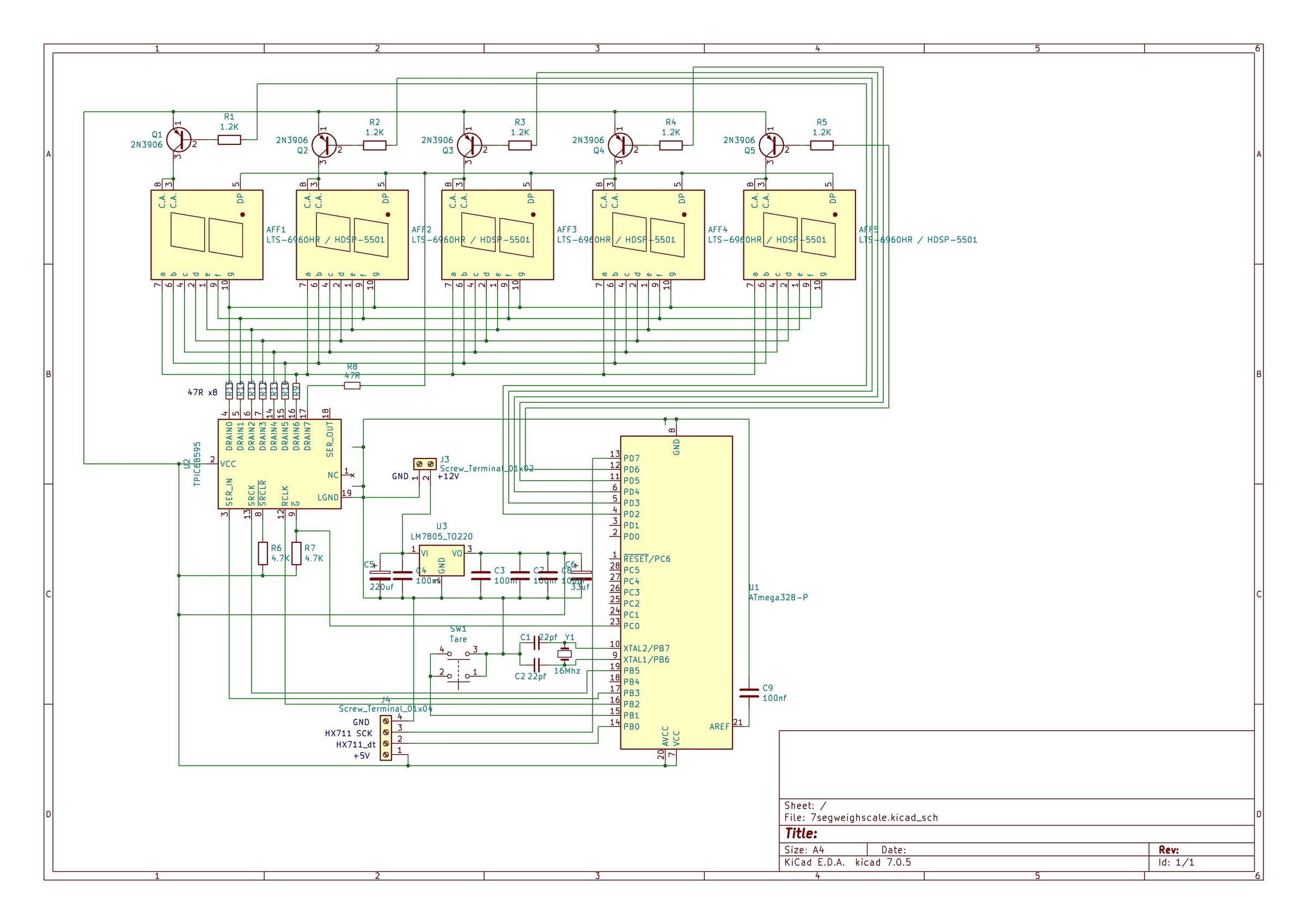 How to Multiplex Multi Digit LED Displays With a Shift Register and ...