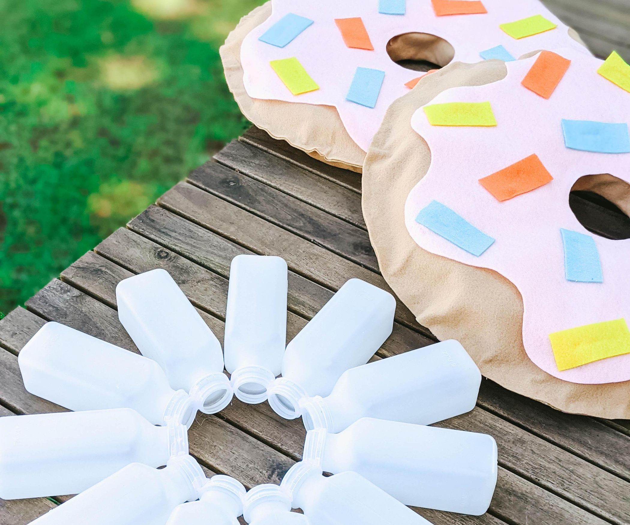 Jumbo Donut Made From Plastic Bottles : 4 Steps (with Pictures ...