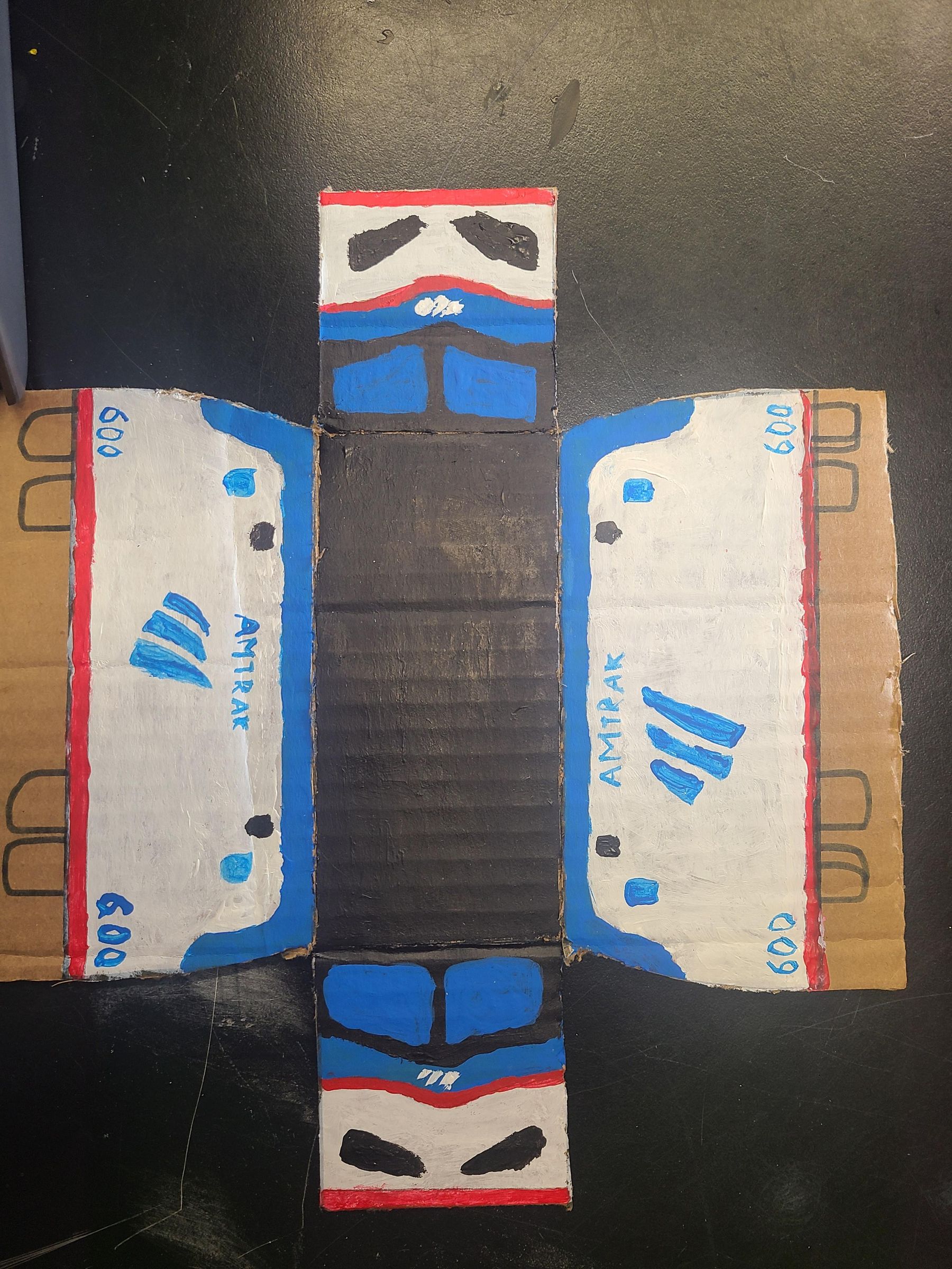 3D Cardboard Amtrak ACS-64 : 7 Steps - Instructables