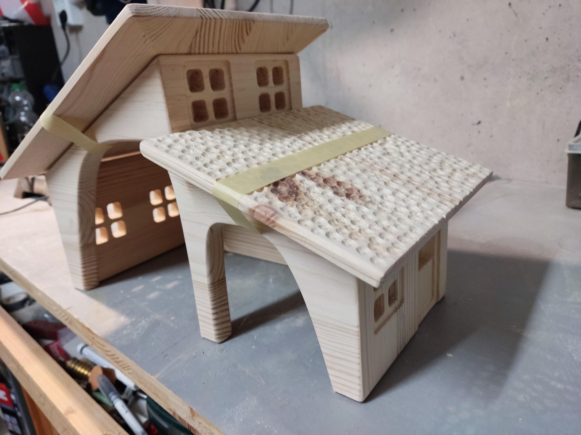 Modern Nativity Scene Crib Out of a Single Glued Board : 12 Steps (with ...