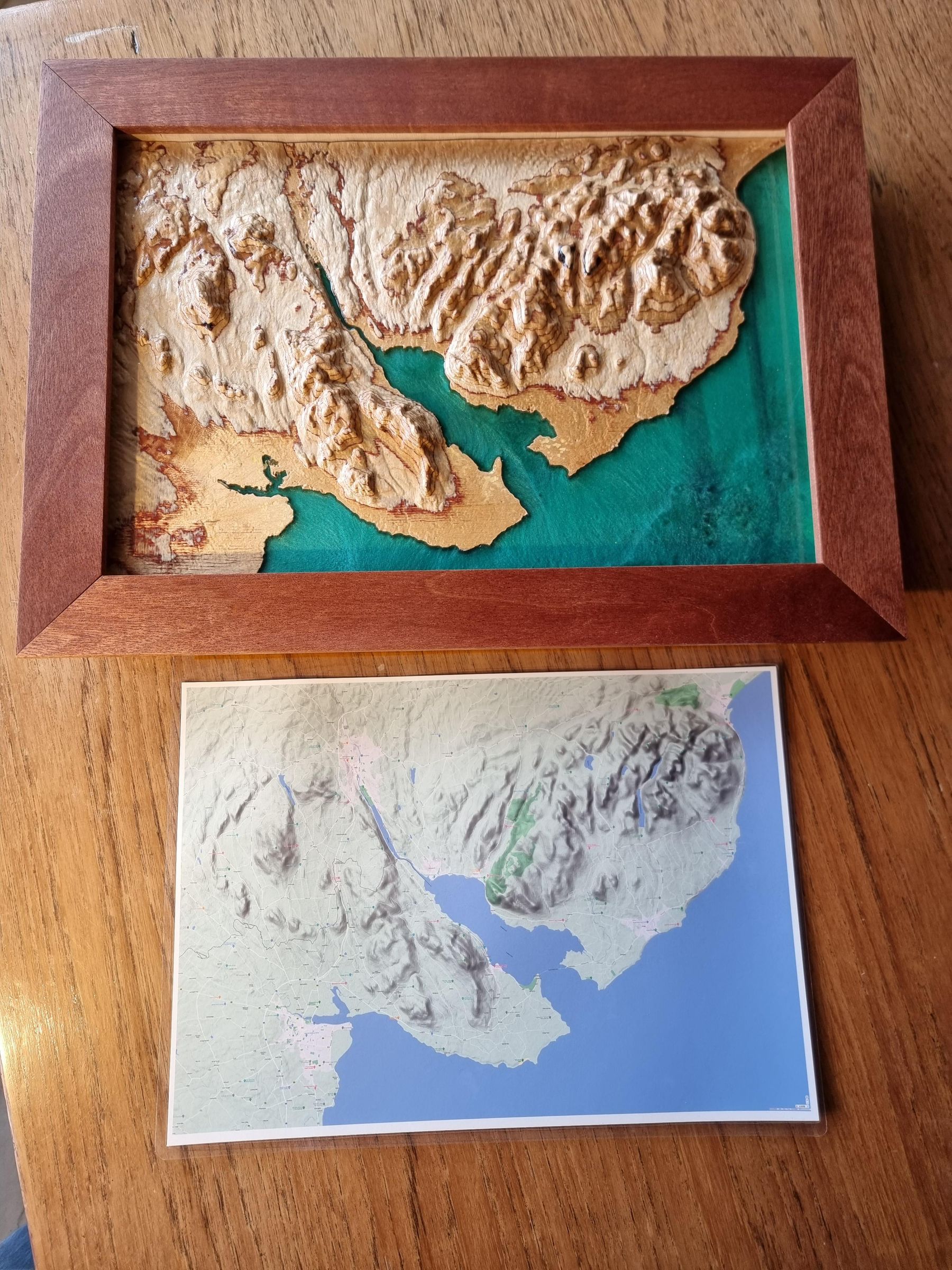 Carving 3D Terrain Topographic Relief Maps on a CNC Machine by Steve M. Potter : 10 Steps (with ...