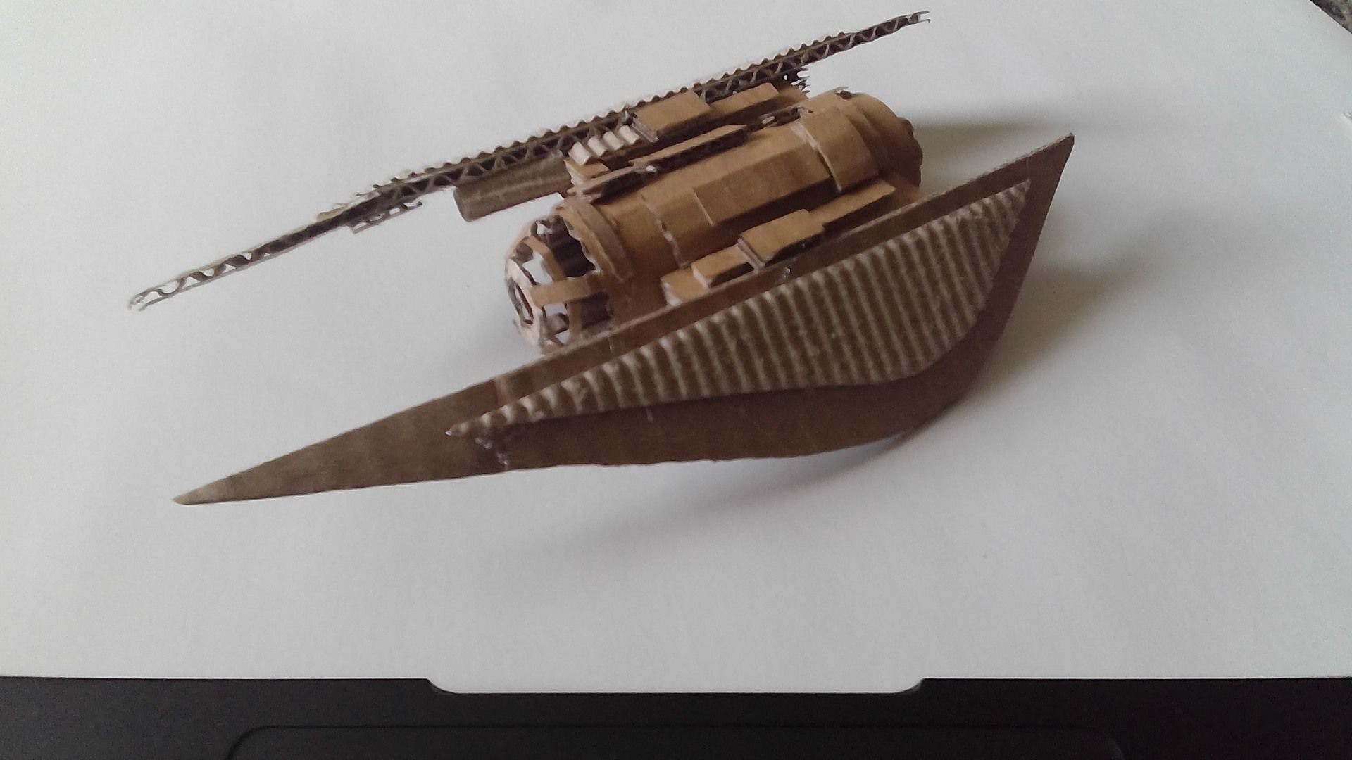 Cardboard Model Star Fighter : 8 Steps - Instructables