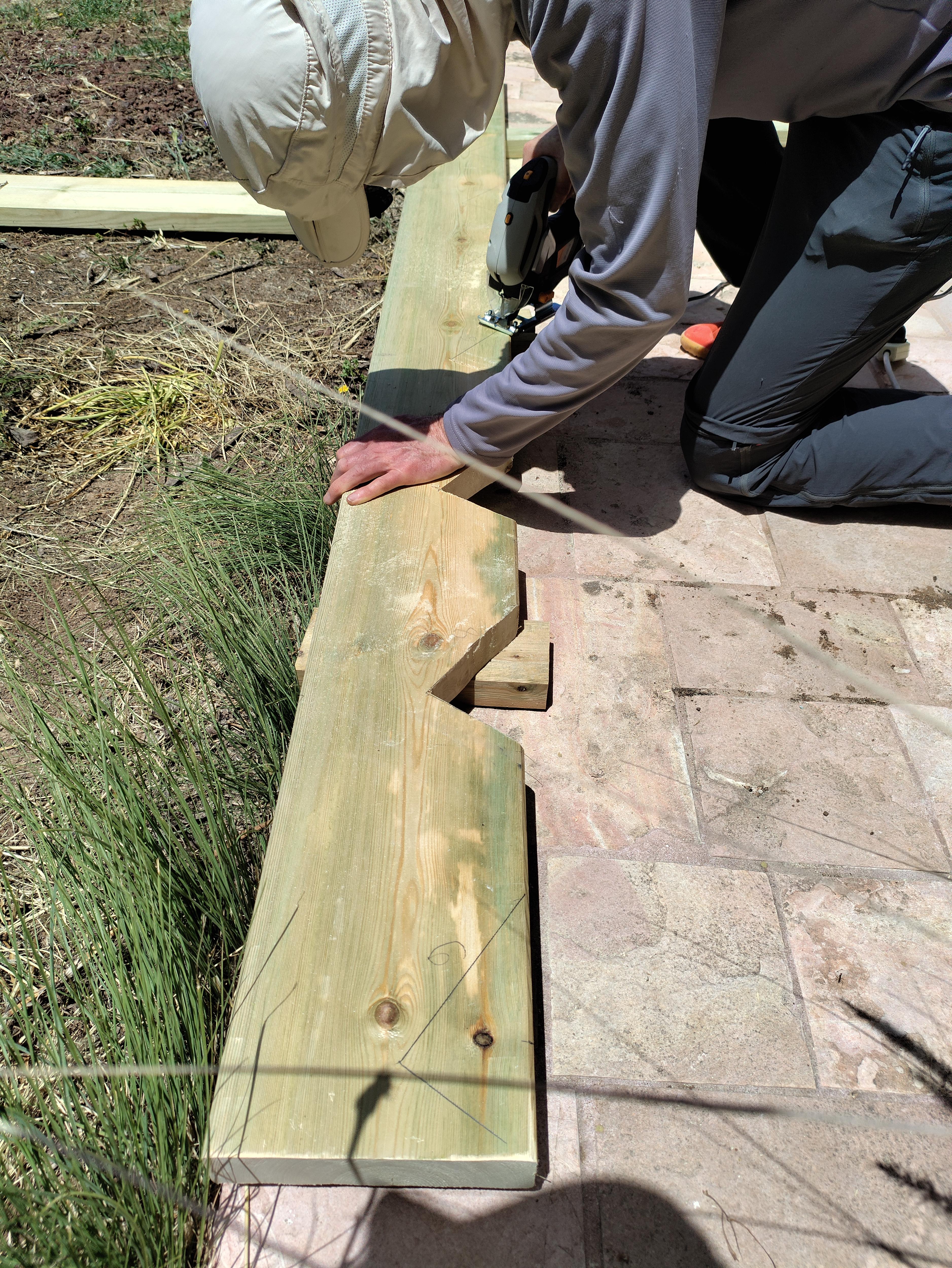 Elevated Wooden Deck (With Stairs) : 11 Steps (with Pictures ...