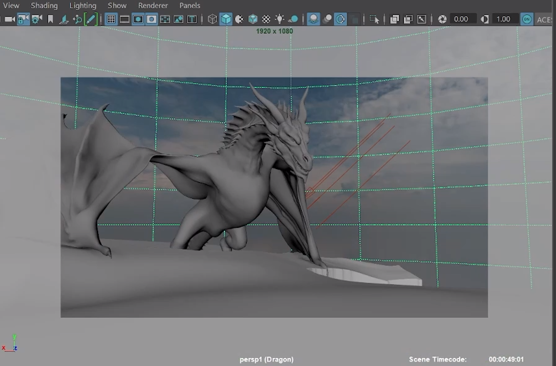 Animating a Realistic Dragon for VFX in Autodesk Maya : 15 Steps (with ...