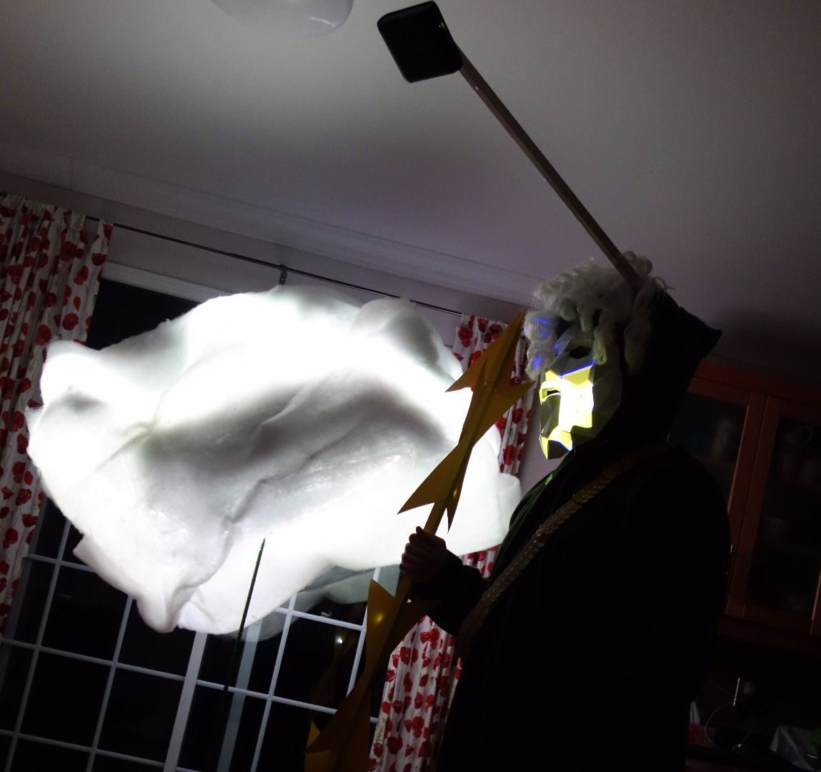 Techno Zeus Halloween Costume : 7 Steps (with Pictures) - Instructables