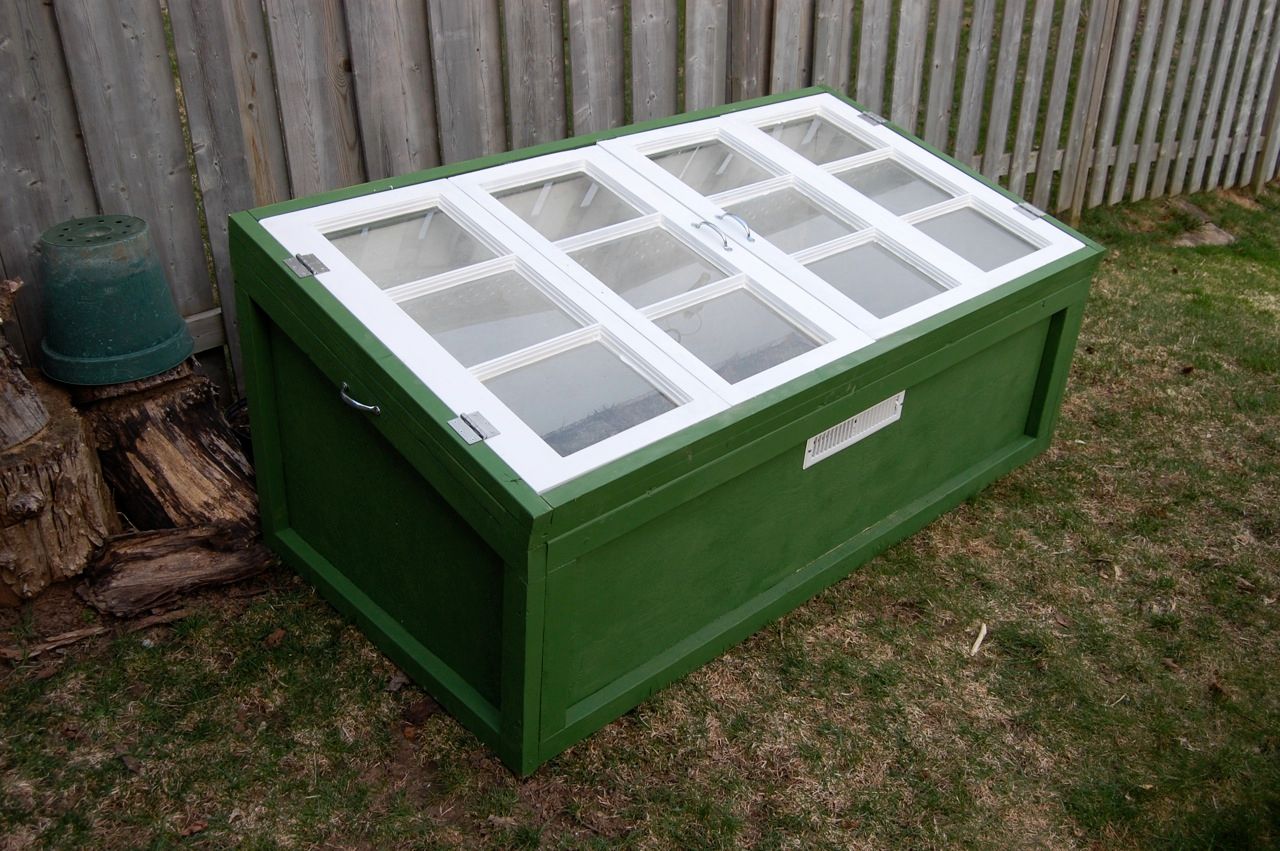 Build a Cold Frame Using Old Windows : 12 Steps (with Pictures ...
