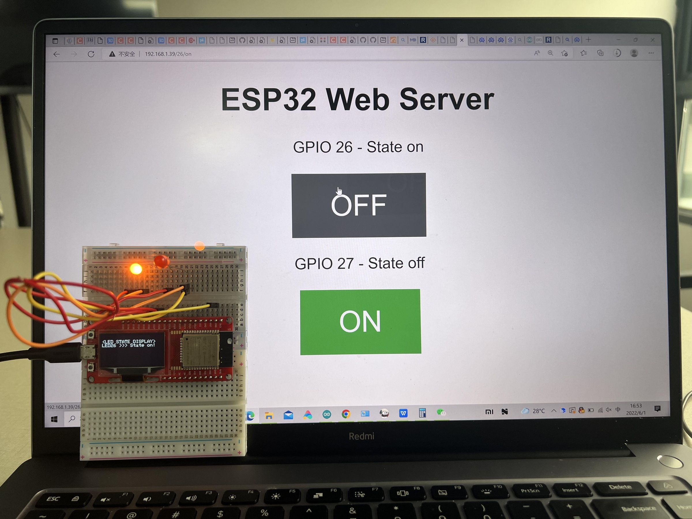 ESP32 Web Server: Controlling LED Lights : 7 Steps - Instructables