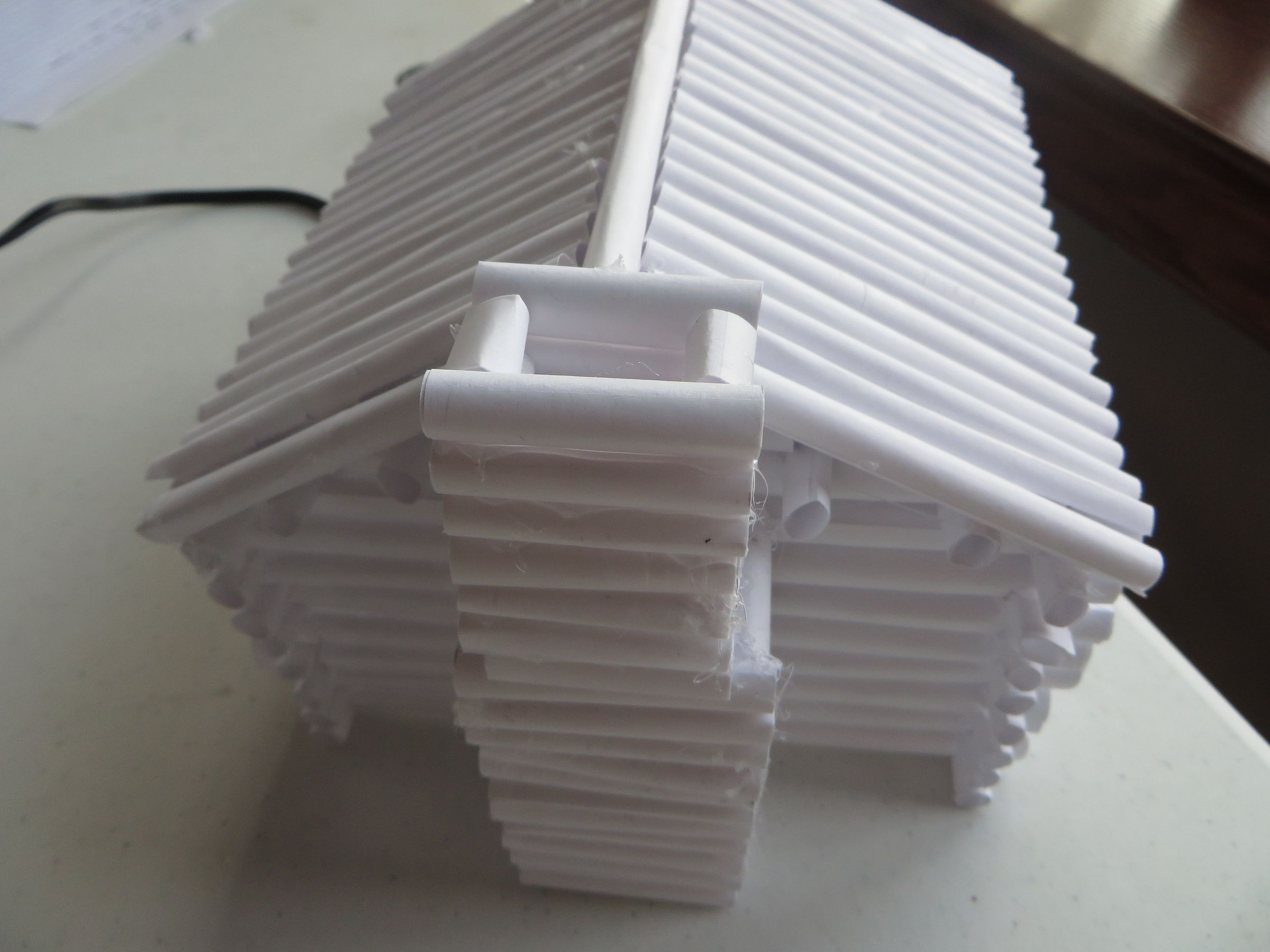 Log Cabin Made With Paper : 12 Steps (with Pictures) - Instructables