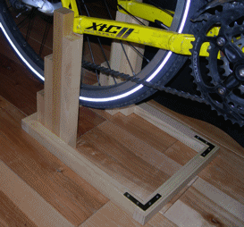 Natural Wood Indoor Bicycle Stand for Under $15 USD : 6 Steps ...