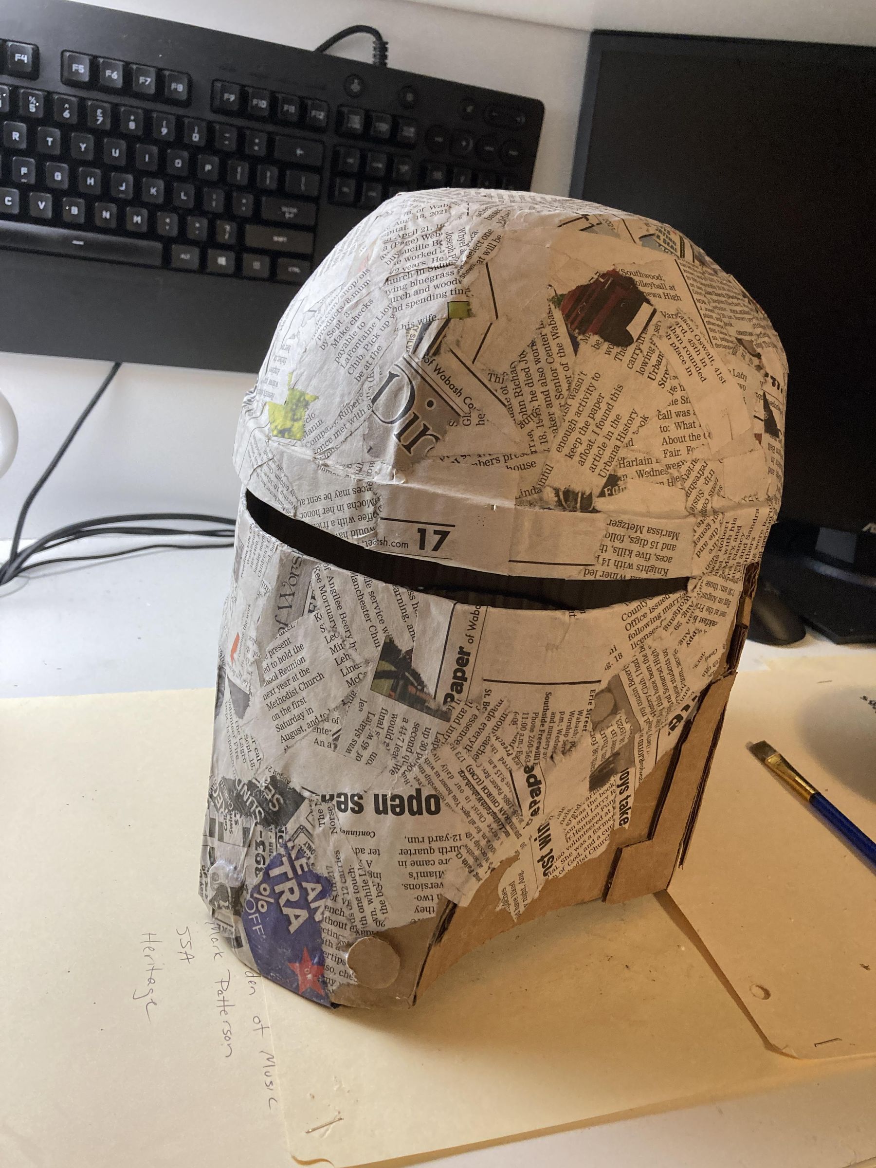 How to Make a Cardboard Helmet : 6 Steps (with Pictures) - Instructables