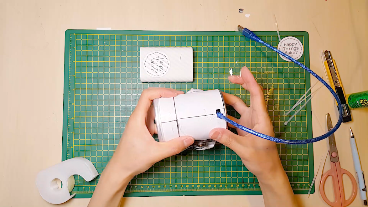 PAPER HUNGRY ROBOT - Pringles Recycle Arduino Robot : 19 Steps (with ...