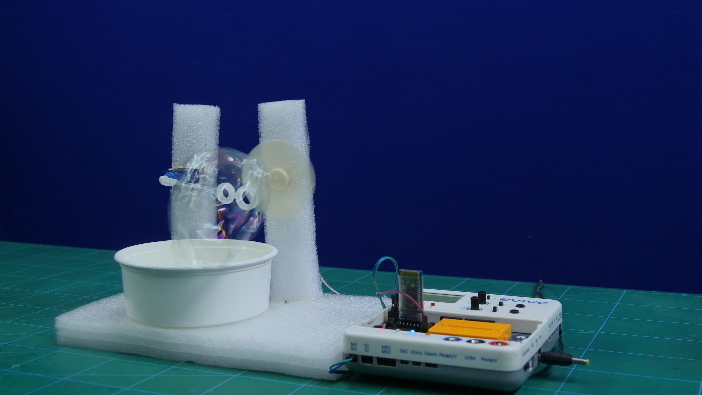 Smartphone Controlled Bubble Blower Using Arduino : 8 Steps (with ...