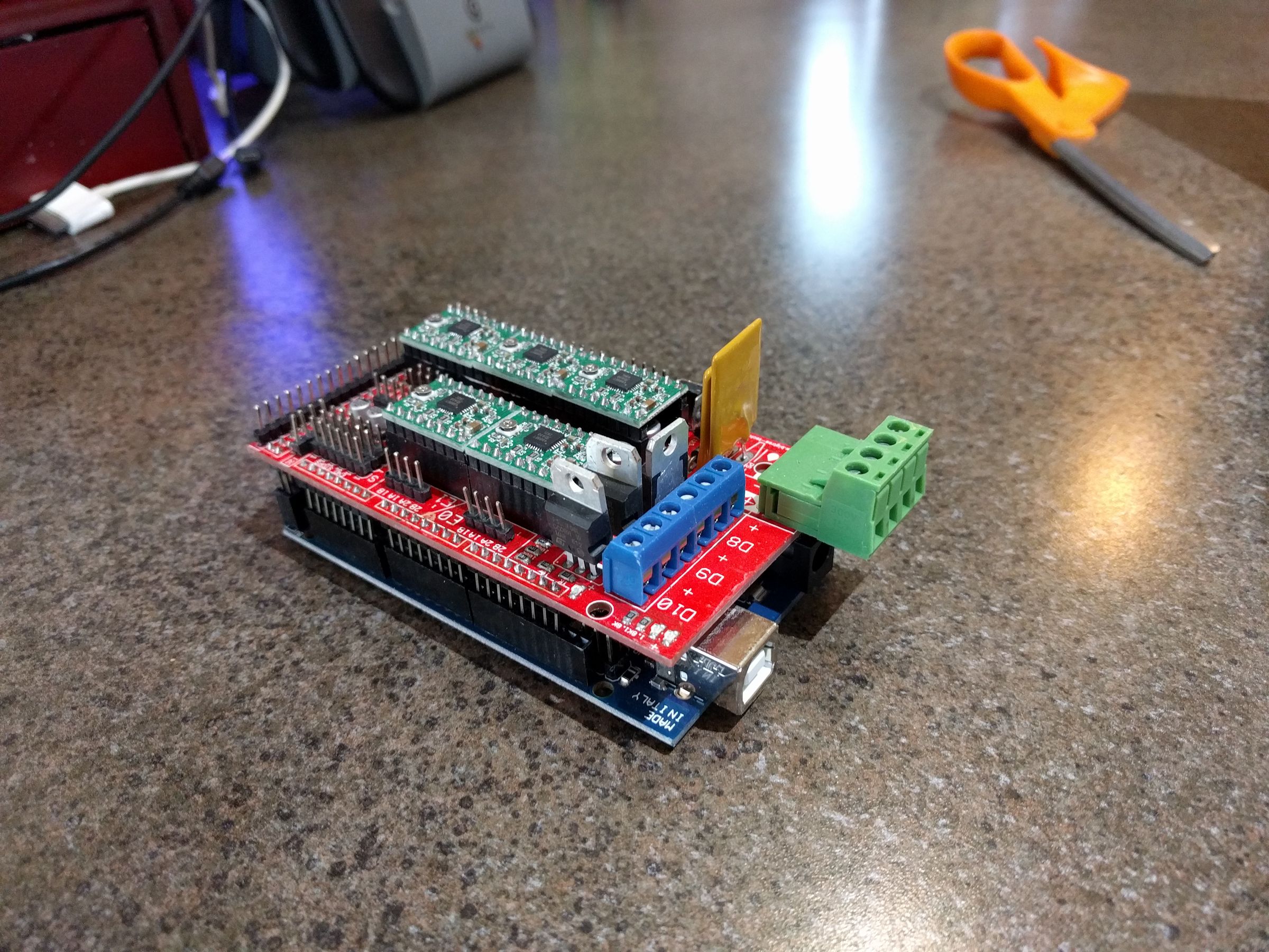 Replace Monoprice Select Mini Controller With Arduino Mega & Ramps 1.4 ...