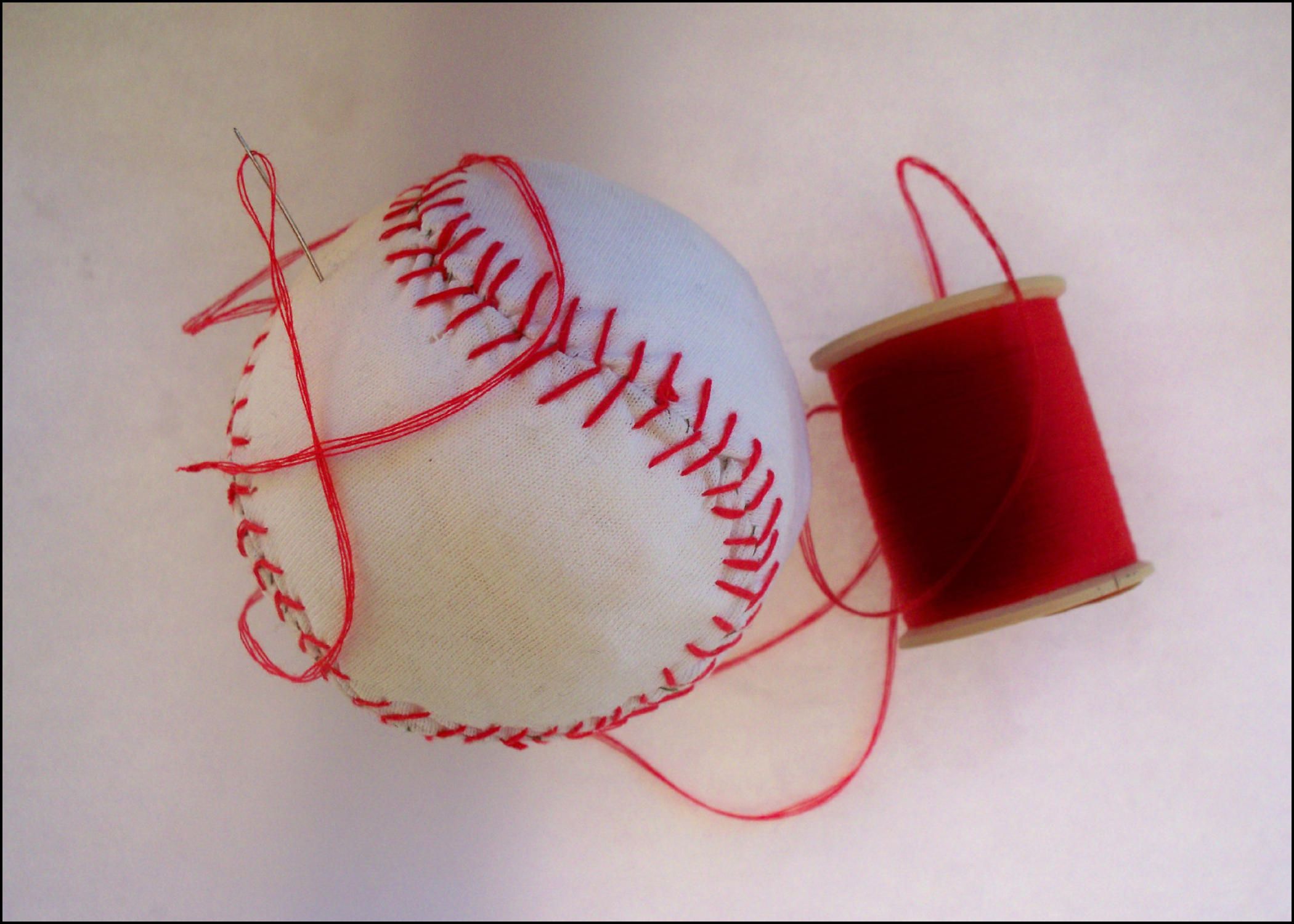 How to Make a Baseball Pincushion : 8 Steps - Instructables