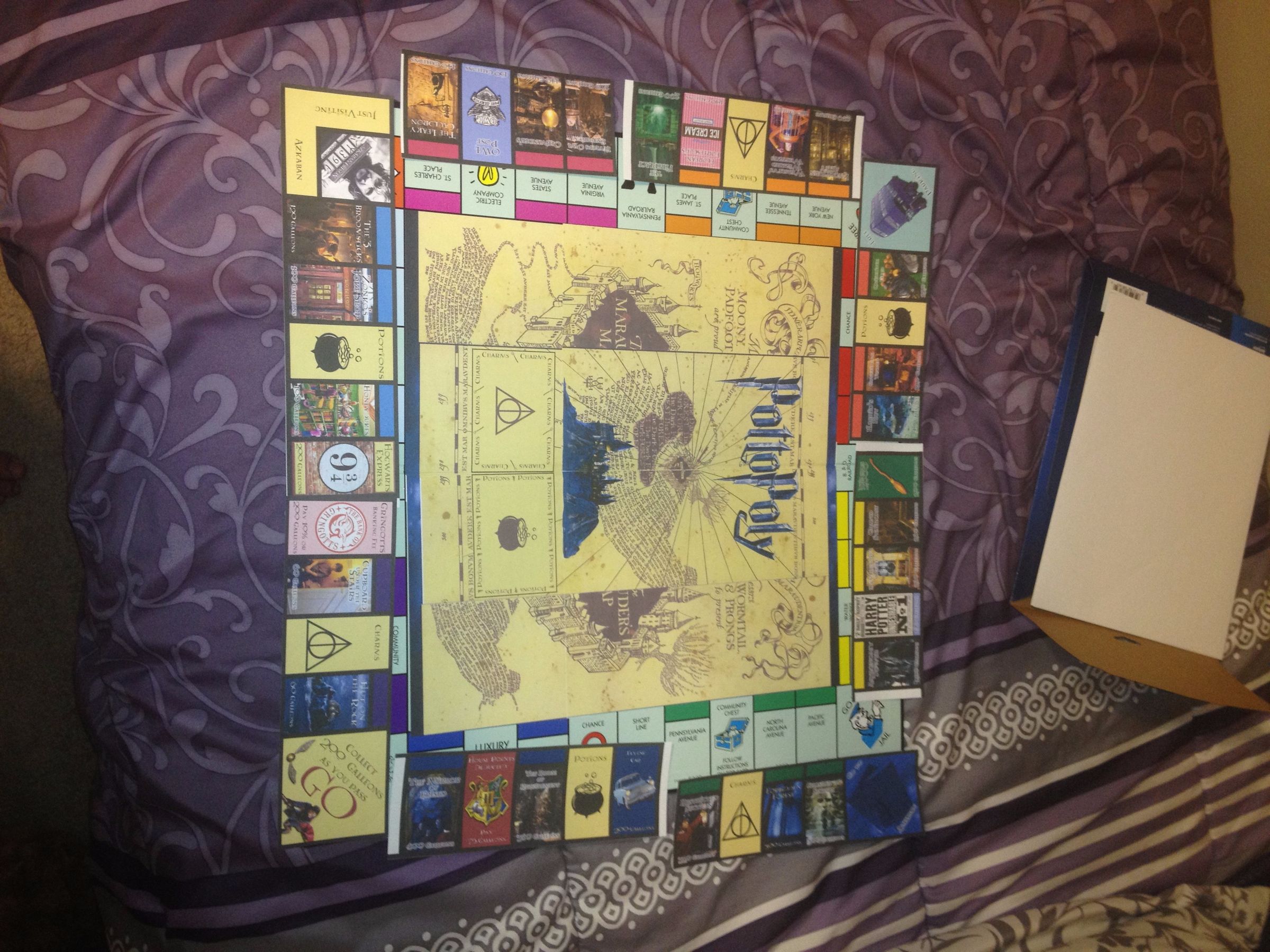 How to Make a Harry Potter Monopoly Board Game : 12 Steps (with ...