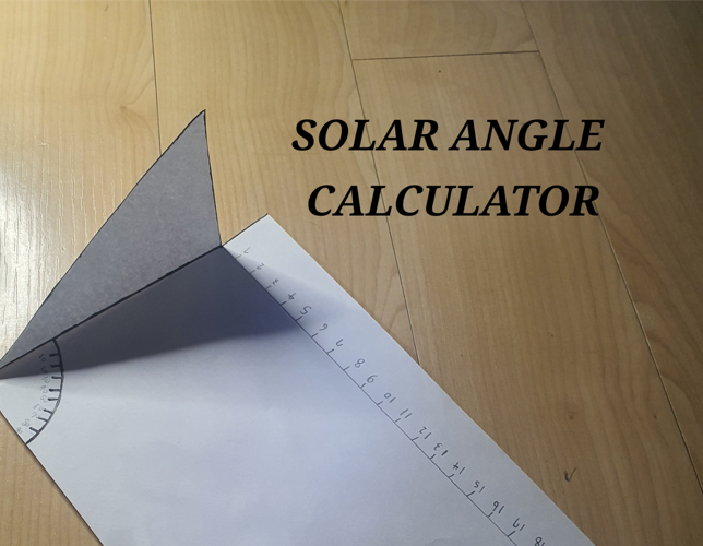 Solar Angle Calculator : 3 Steps - Instructables