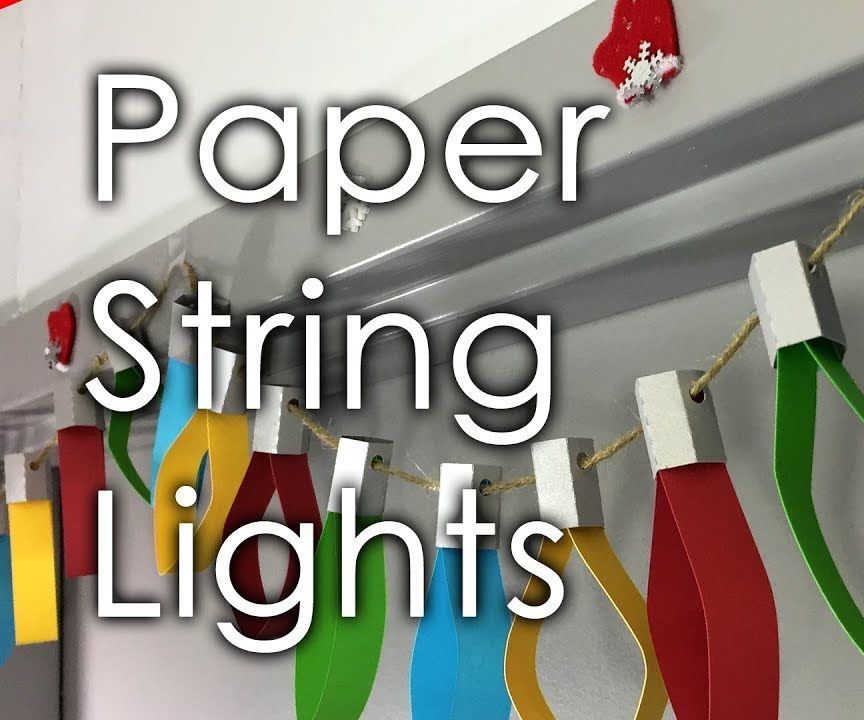 Christmas Paper String Lights : 4 Steps (with Pictures) - Instructables