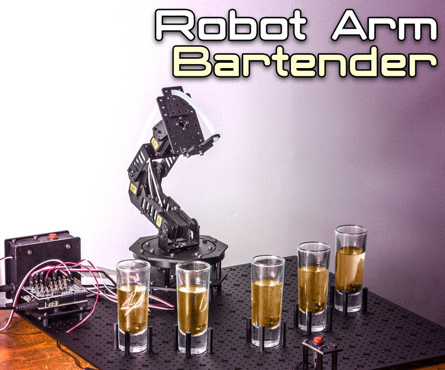 Arduino Robot Arm Bartender : 7 Steps (with Pictures) - Instructables