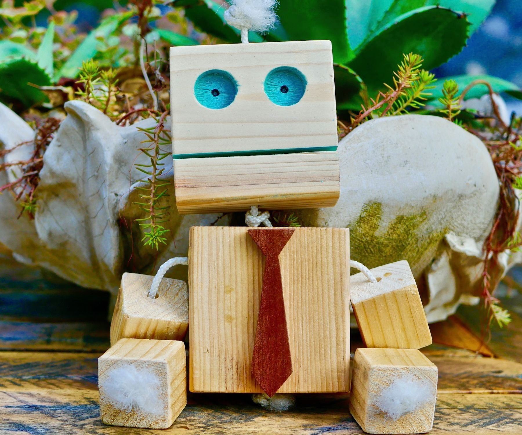 Wooden Robot DIY Homemade Toy : 9 Steps (with Pictures) - Instructables