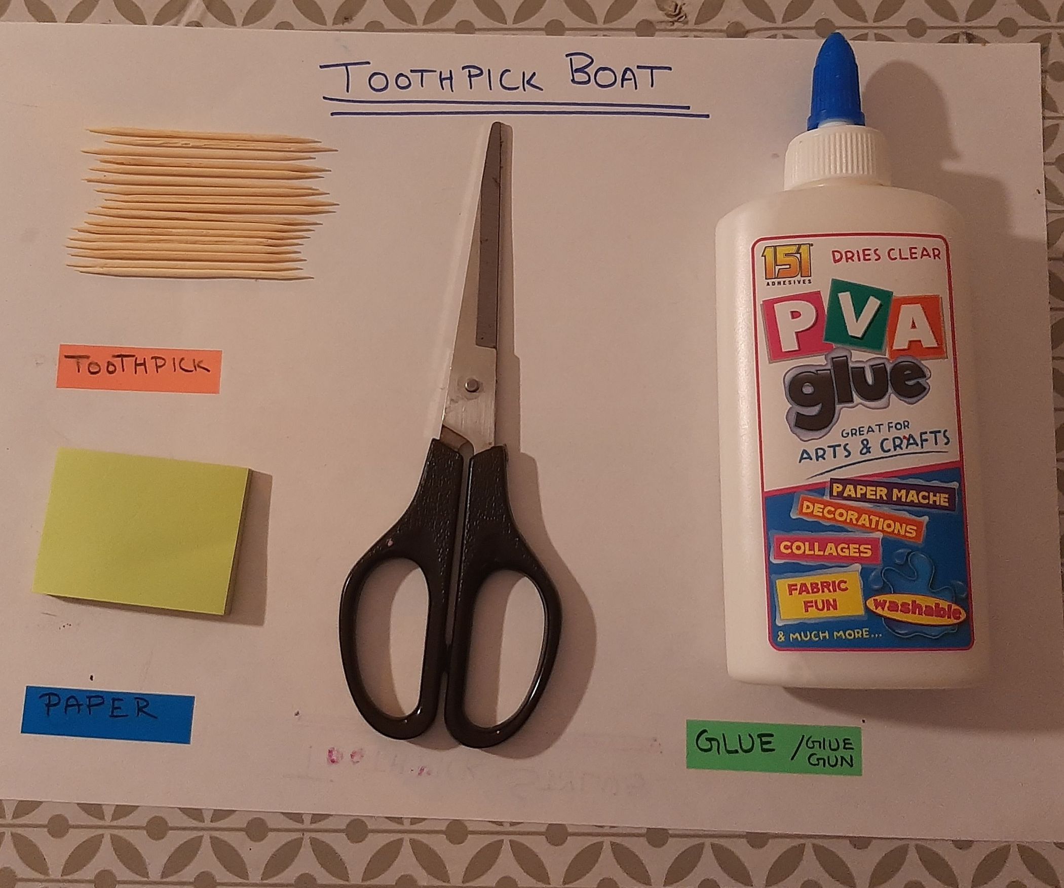 ToothPick-Boat : 6 Steps - Instructables