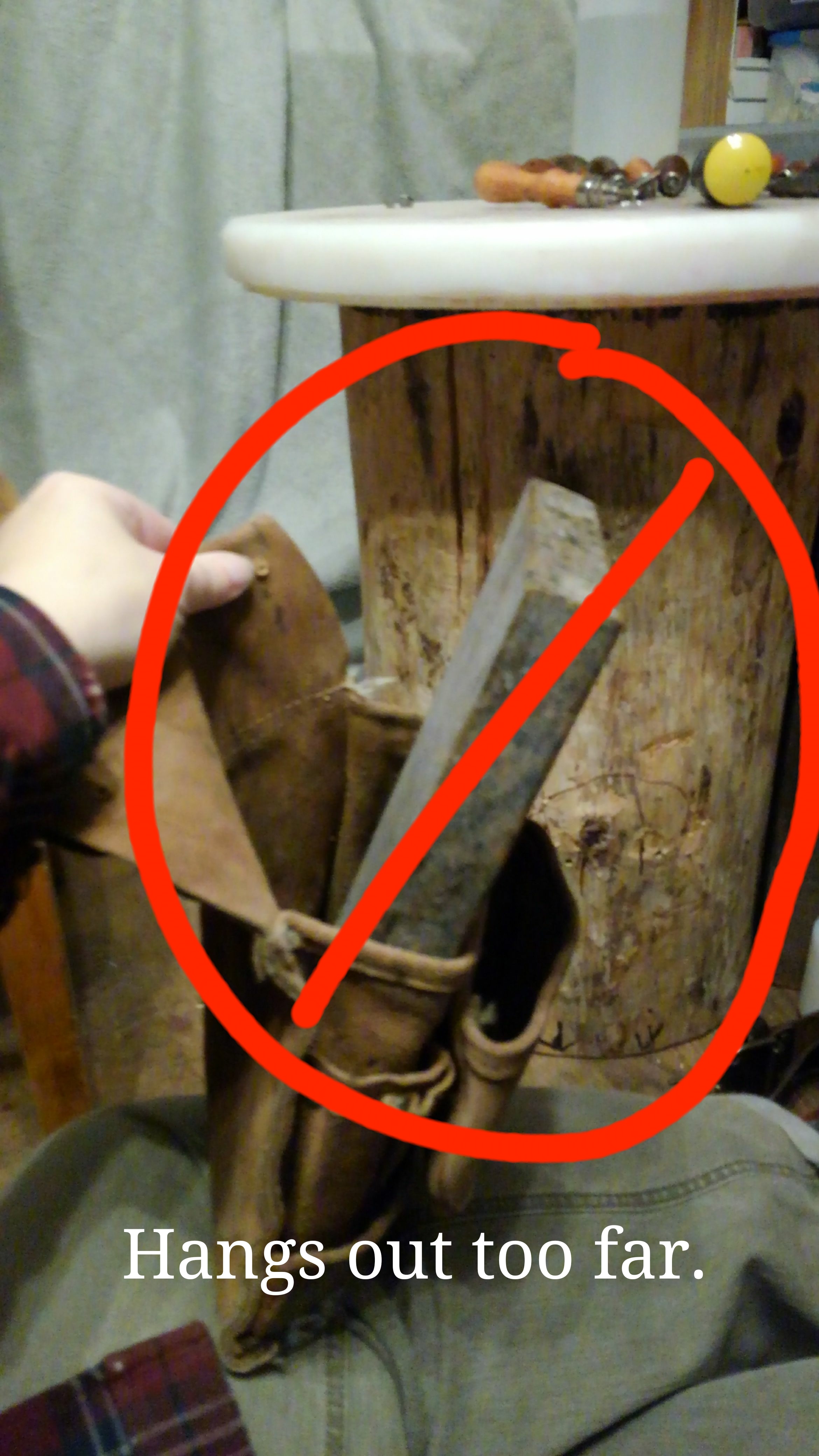 Hacked Tool Storage on My Pounding Log!!!! : 7 Steps (with Pictures ...