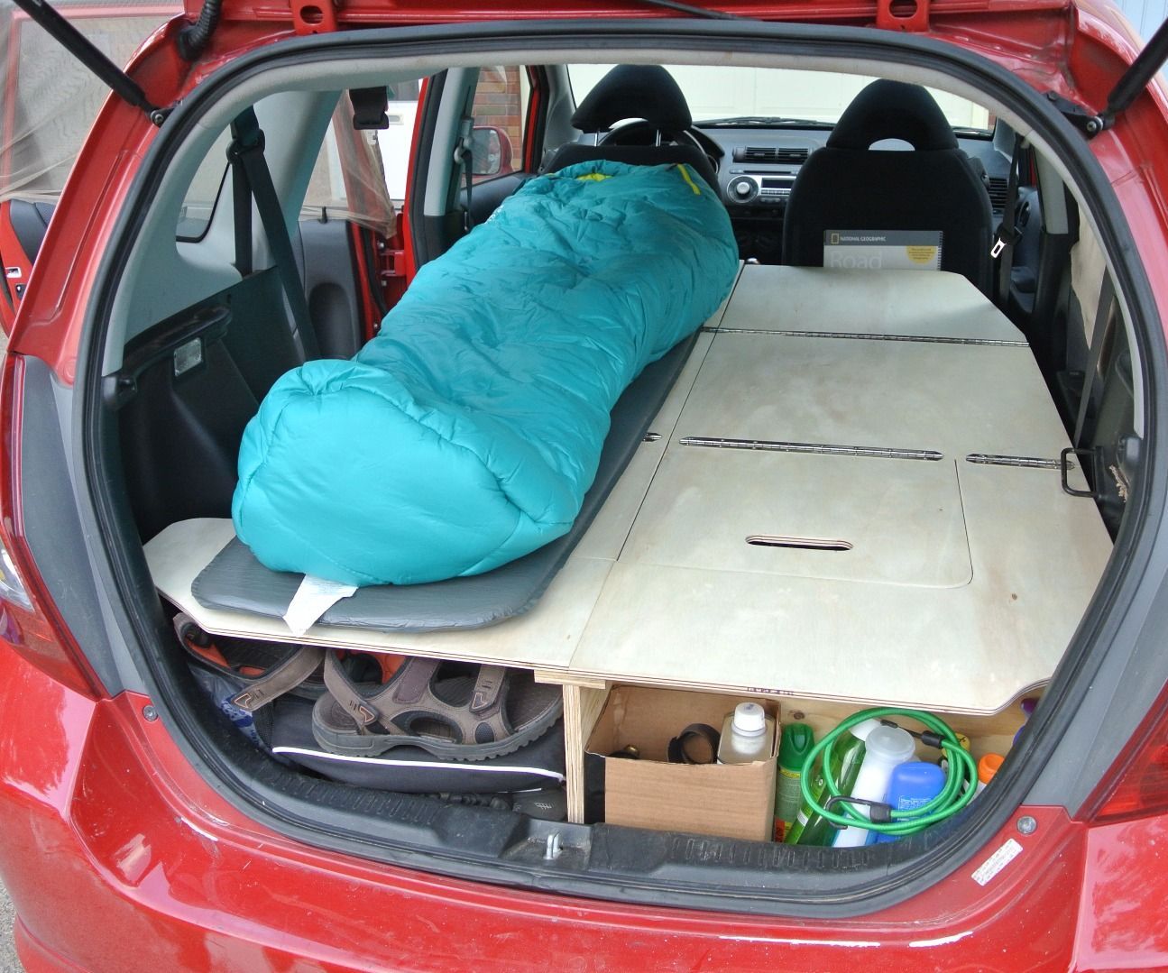 Ultimate Road Trip Car Conversion (Honda Fit) : 8 Steps (with Pictures ...