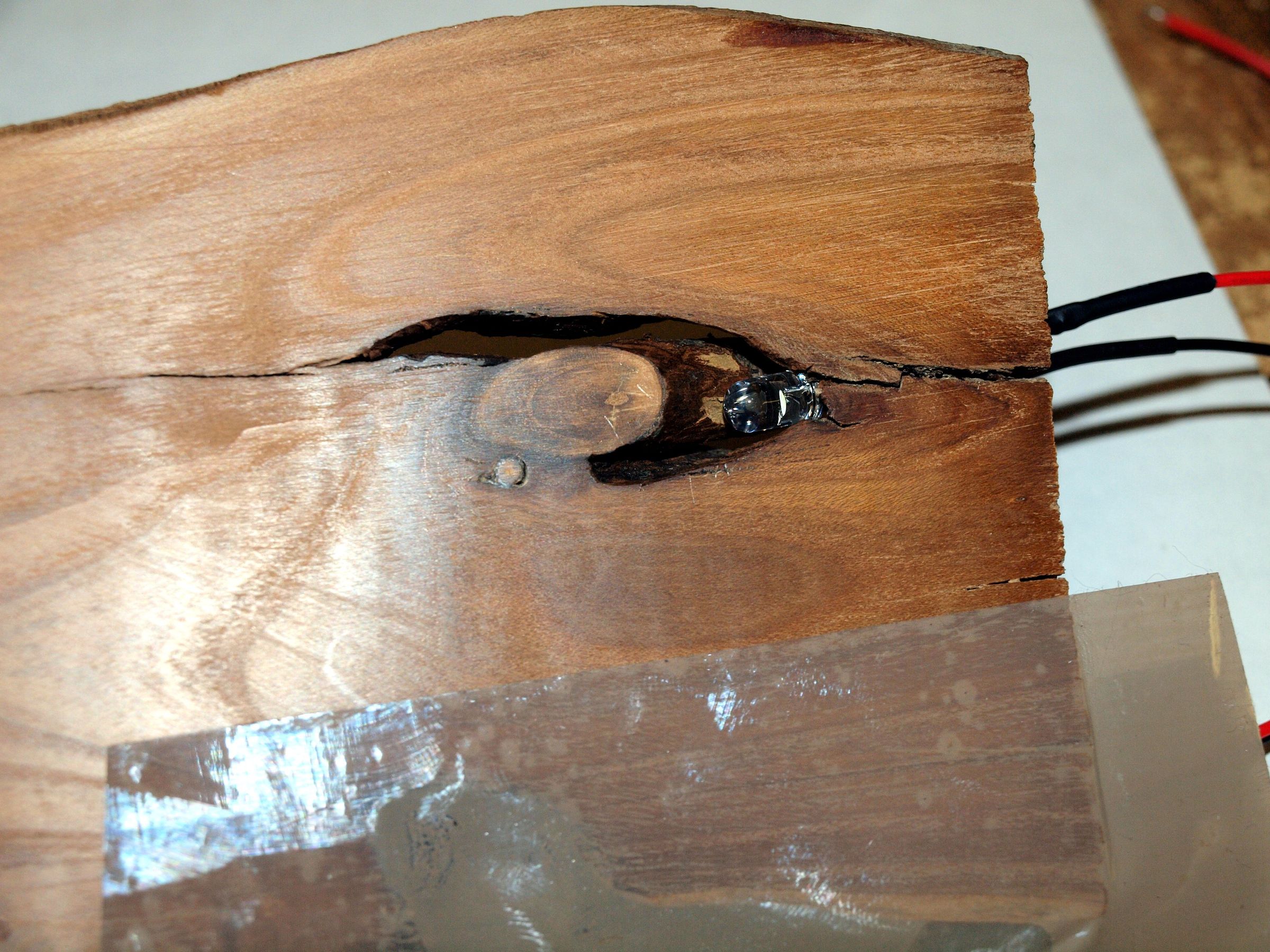 Gnarly Wood Projects With Weird Wood, Broken Glass, LED's and Epoxy ...