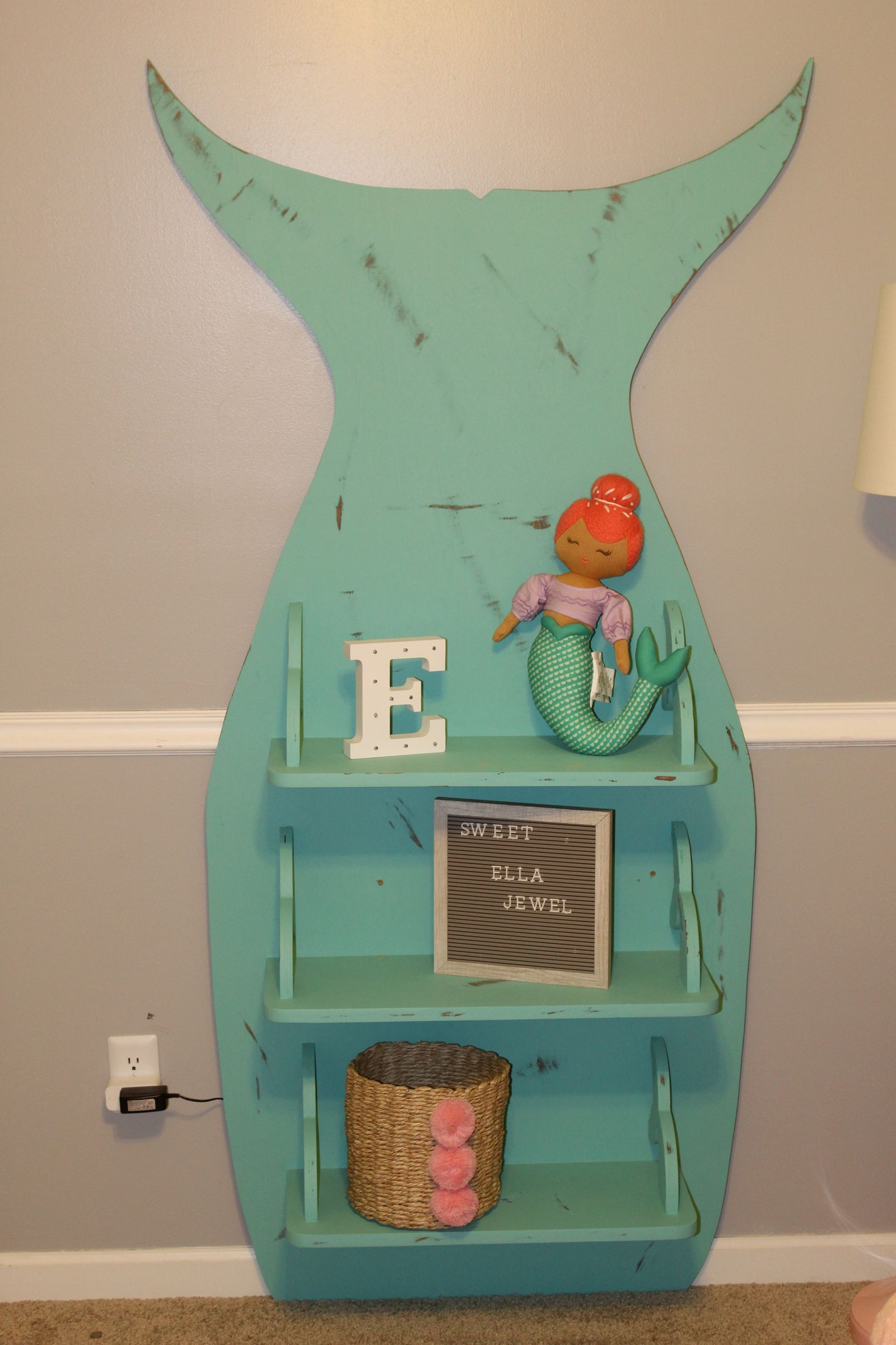 Mermaid Bookshelf With LED Night Light : 10 Steps (with Pictures ...