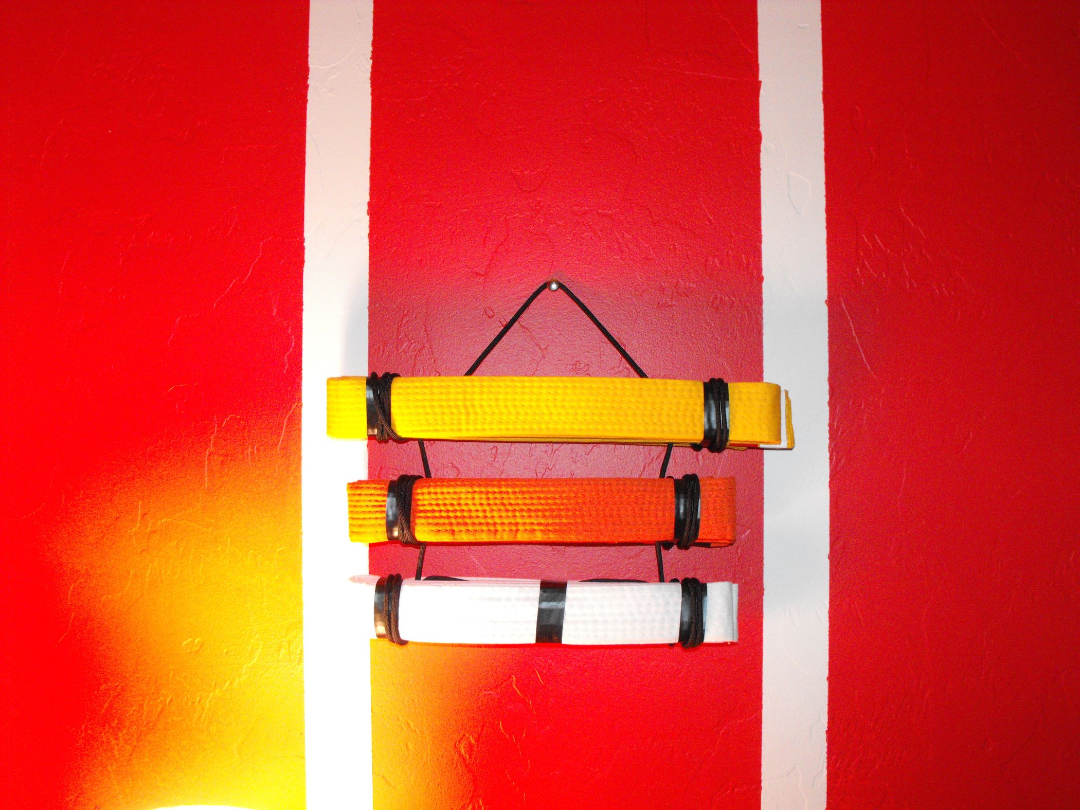 Karate Belt Hanging Display : 6 Steps - Instructables