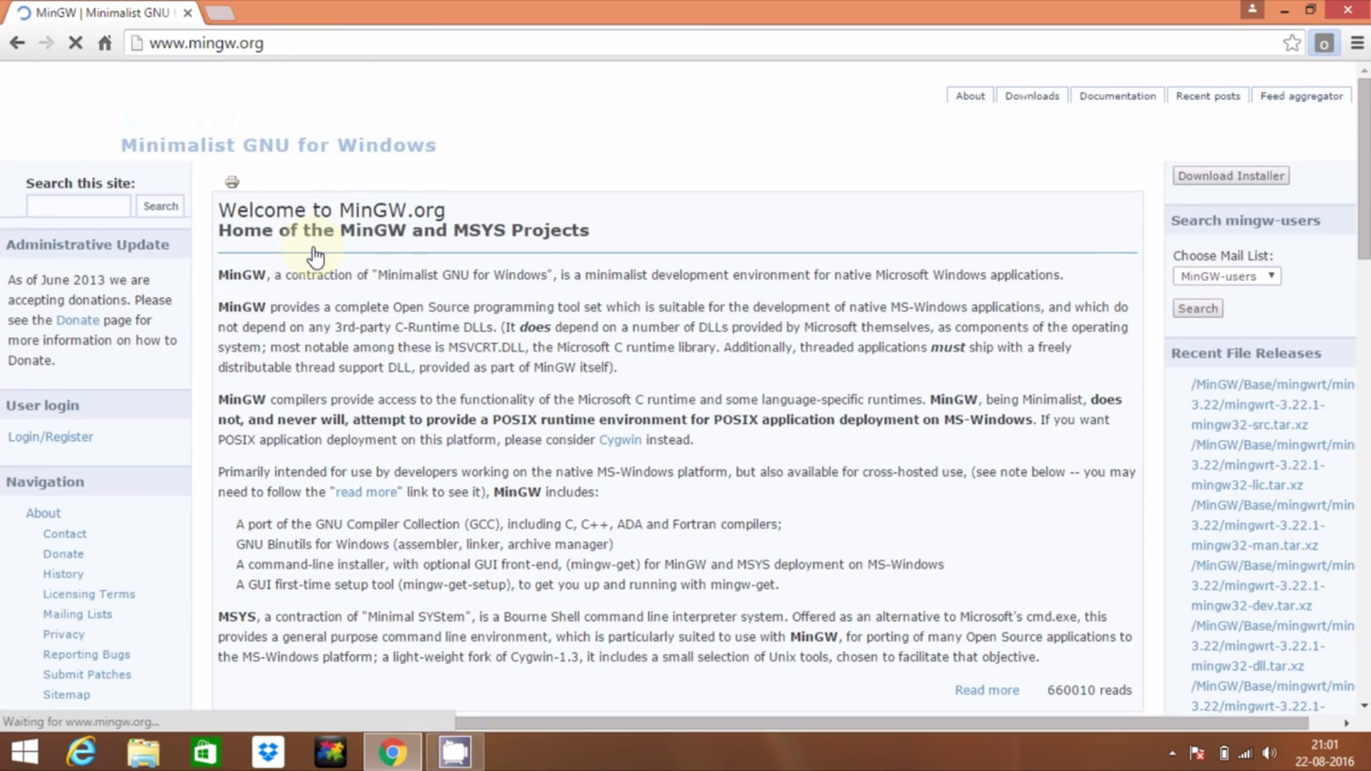 How to Install MinGW GCC/G++ Compiler in Windows XP/7/8/8.1/10 : 5 ...