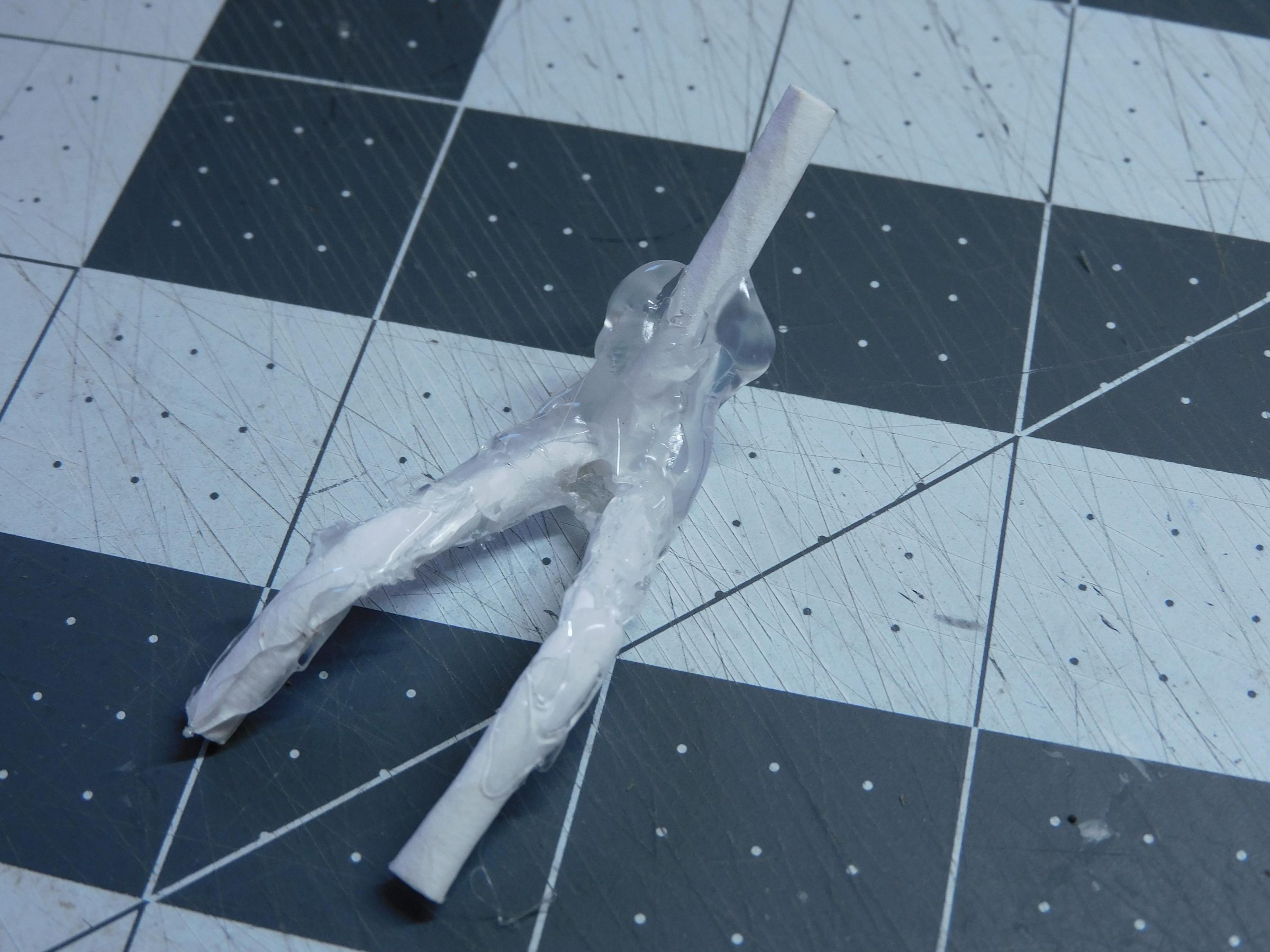 How to Make a Figurine for Your Paper Model Planes Using Hot-glue! : 9 ...